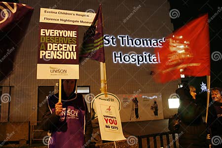 Public Sector Strikes Across UK Editorial Image - Image of furious ...