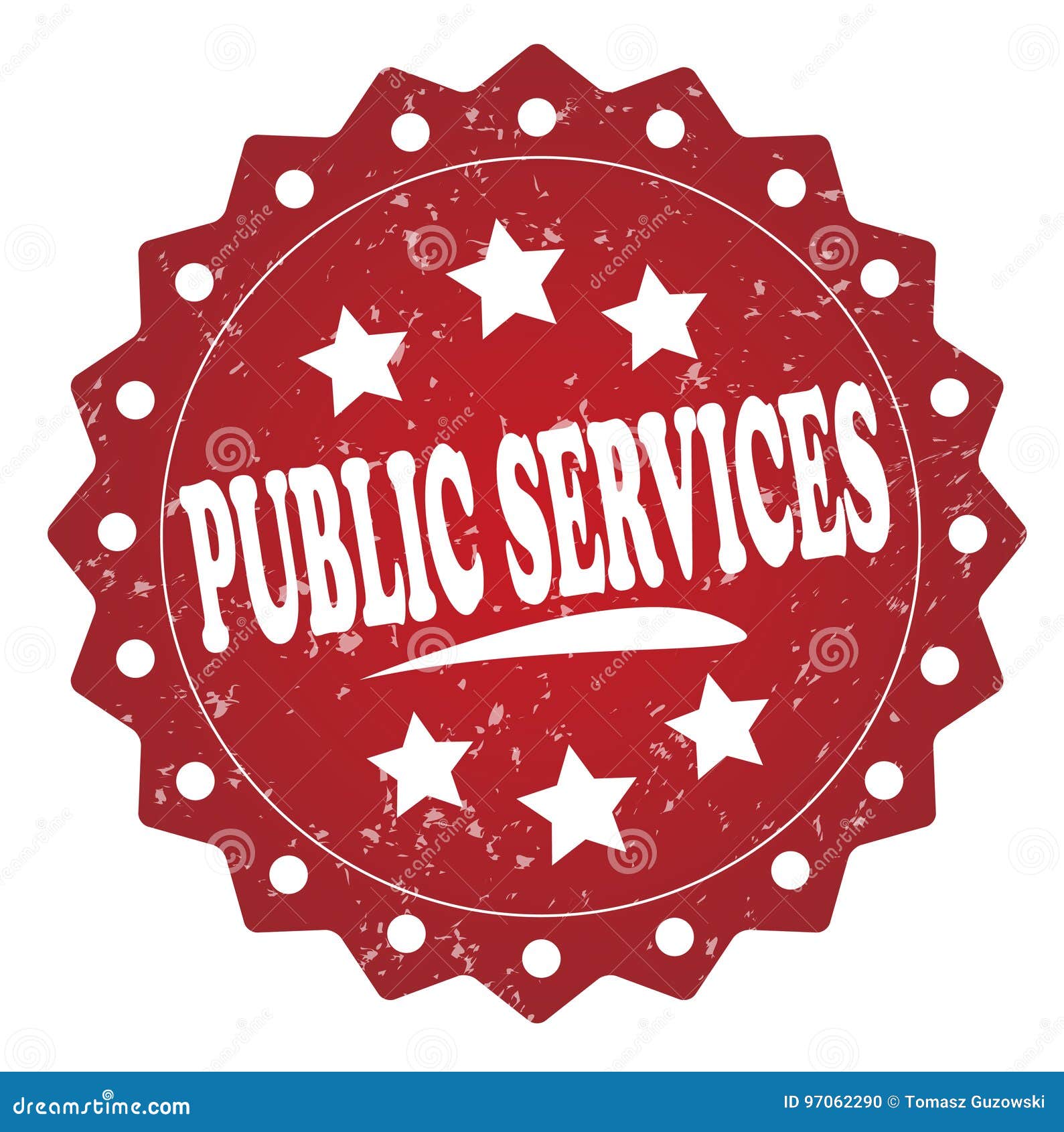 Public Services Grunge Label, Sticker Stock Illustration - Illustration ...
