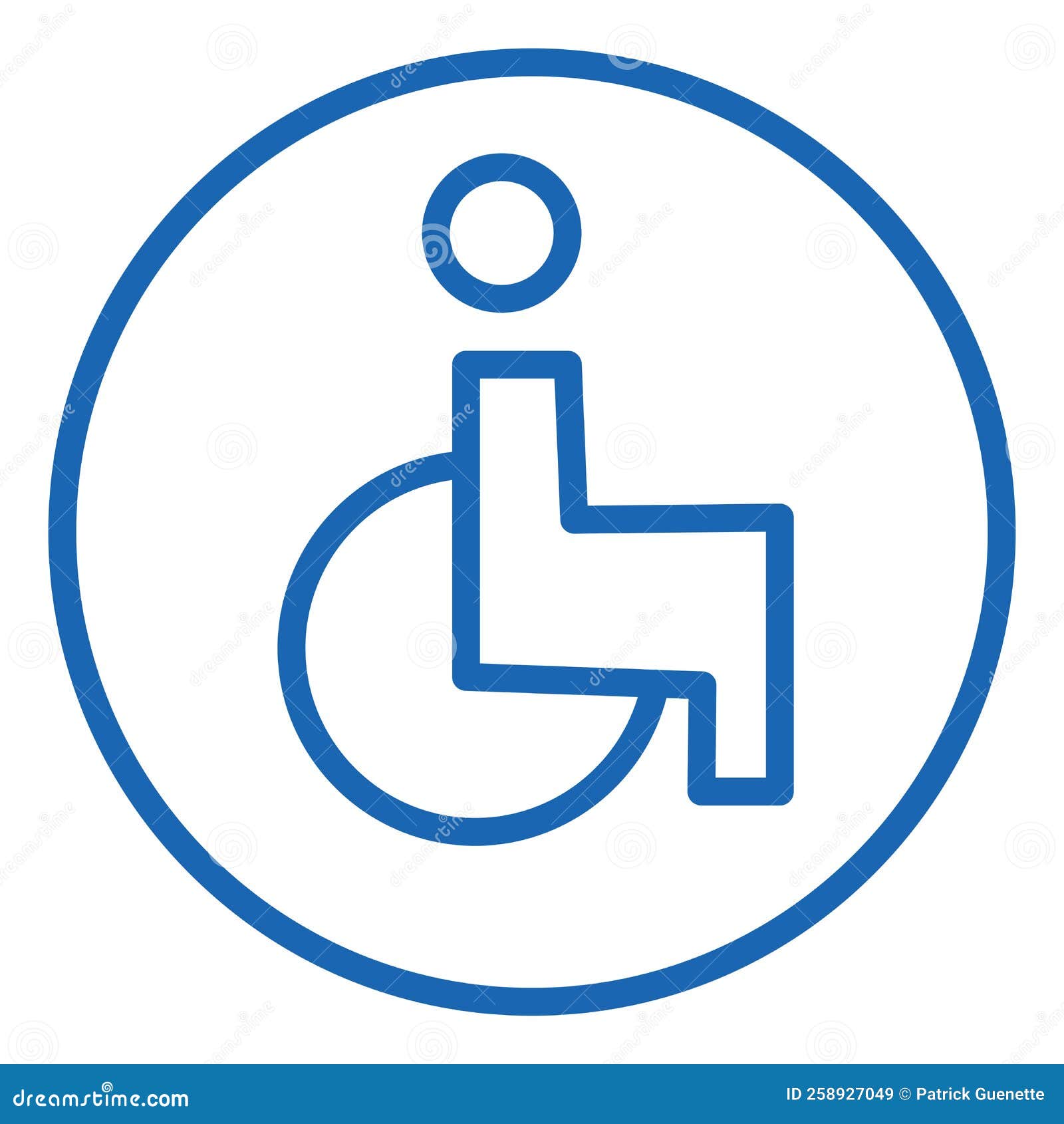 Public Sign Disability , Icon Stock Vector - Illustration of graphic ...