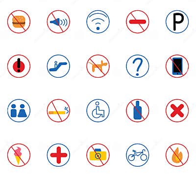 Public signs, icon stock vector. Illustration of pictogram - 258927063