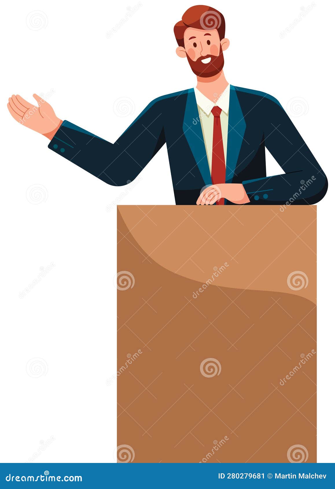 Speaker Person Cartoon