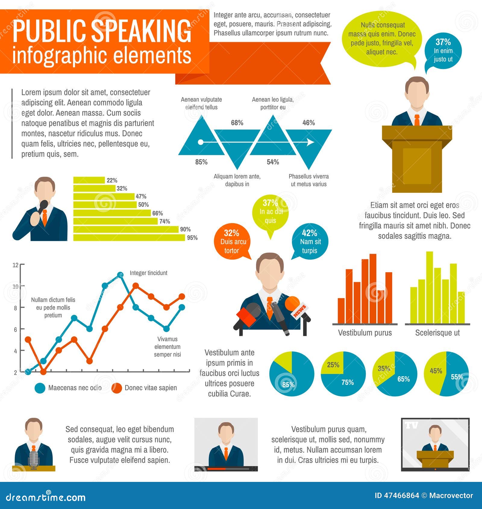 Public Speaking Infographic Stock Vector - Image: 47466864 Public Speaking Infographic Stock Vector - Image: 47466864