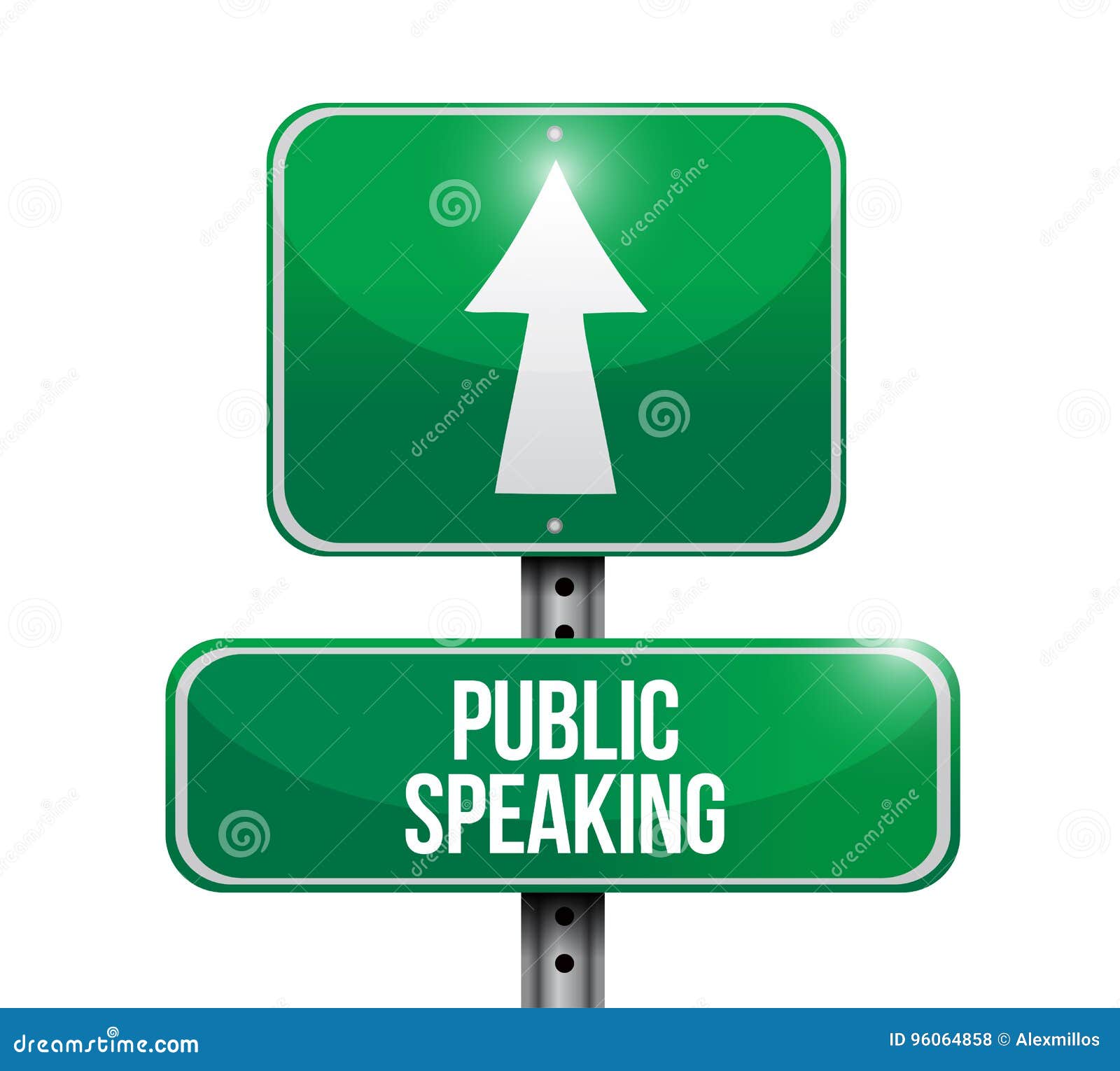 Public Speaking Up Sign Arrow Concept Illustration Stock Illustration ...