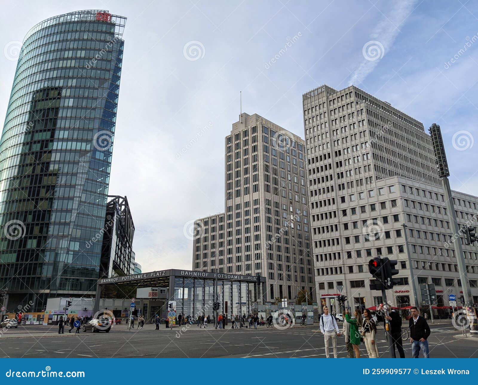 Potsdamer Square in Berlin, Germany Editorial Photography - Image of ...