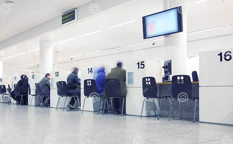 Public in tax office stock image. Image of design, sales - 28683243