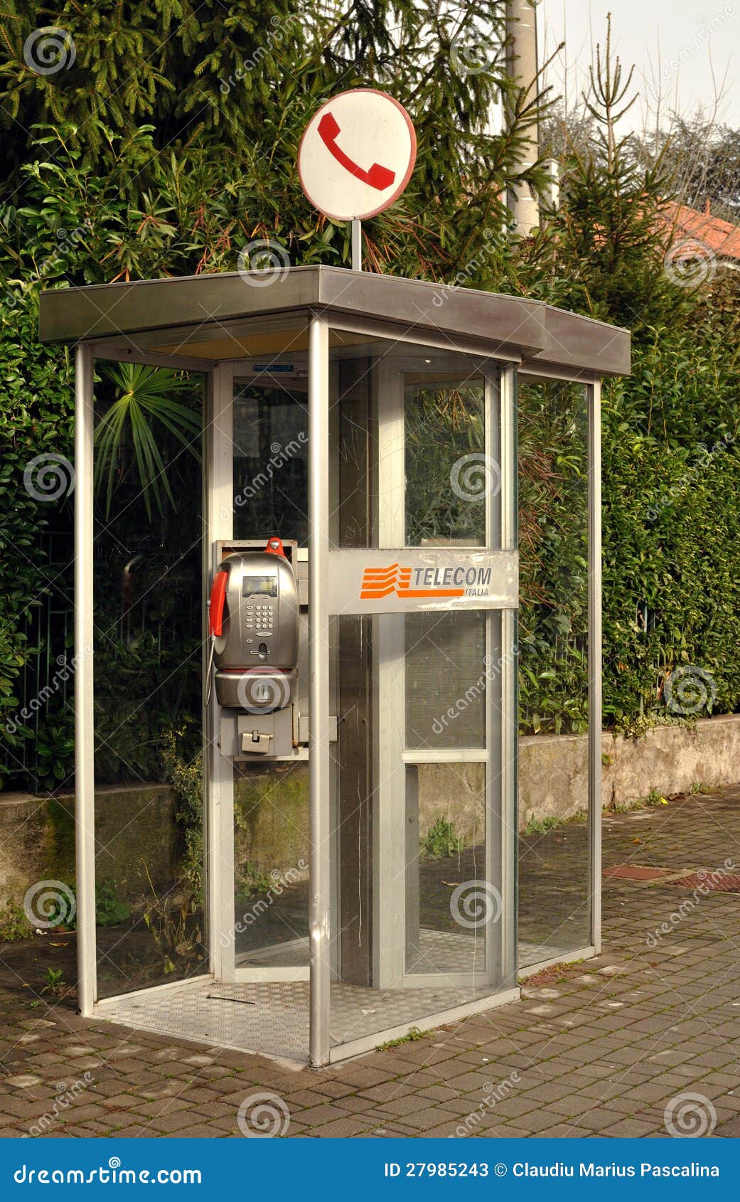 Public Telephone Box Telecom in Italy Editorial Stock Photo - Image of ...