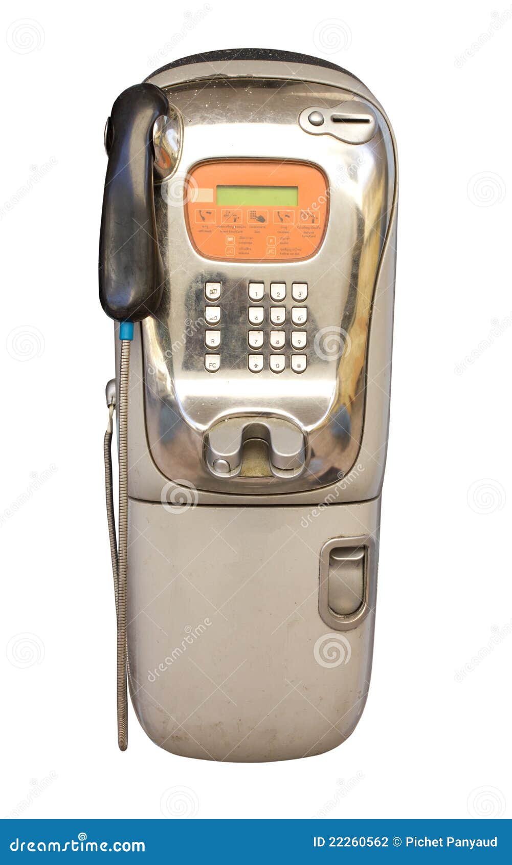 Public Telephone Coin in Thailand Stock Photo - Image of payphone ...