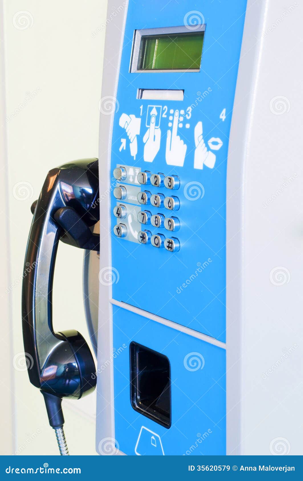 Public telephone stock image. Image of payphone, contact - 35620579