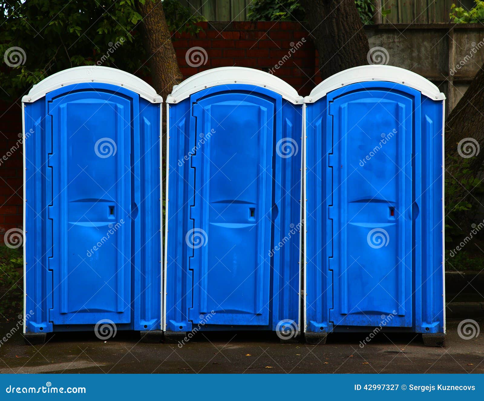 Public toilets stock image. Image of hygiene, three, toilets - 42997327