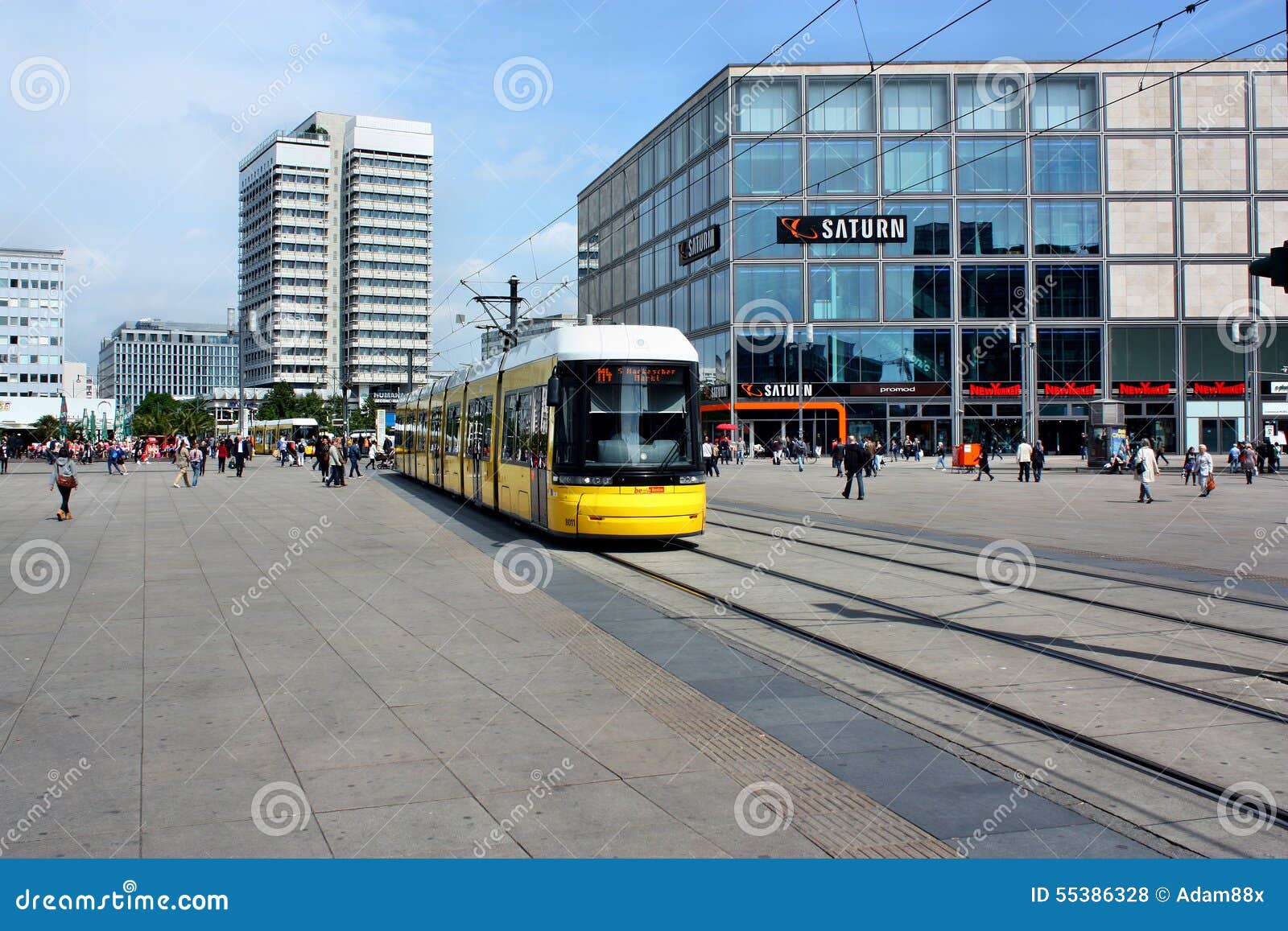 Public transport in Berlin editorial stock photo. Image of bike - 55386328