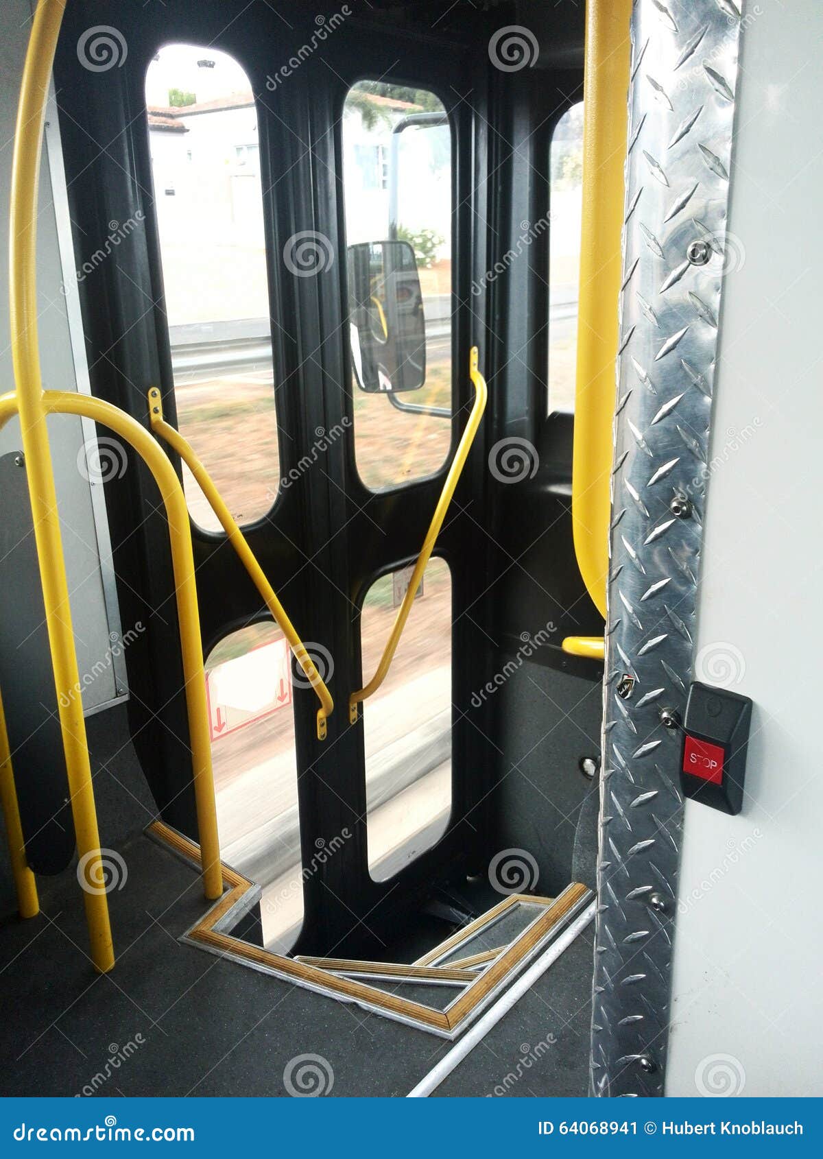 Public Transport Bus Door Well Stock Image - Image of train, transpoort ...