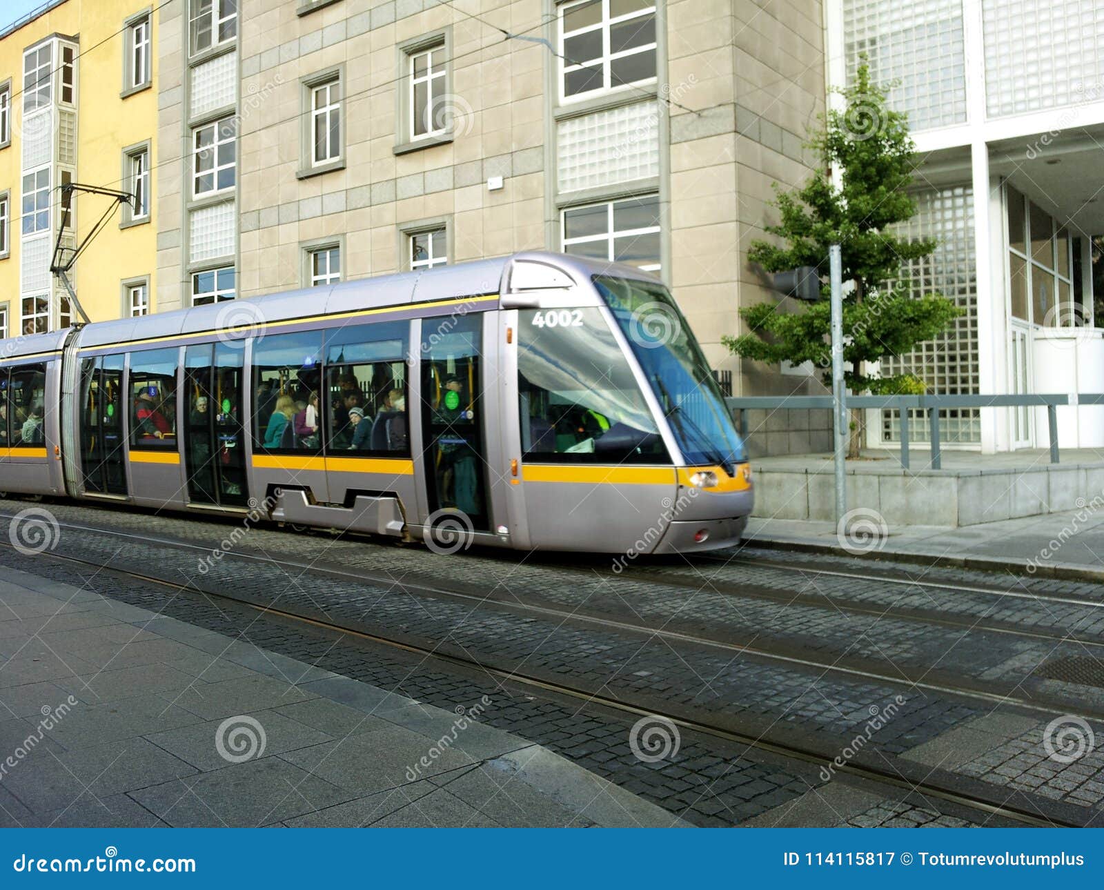 LUAS Public Transport Tram in Dublin Editorial Photography - Image of ...