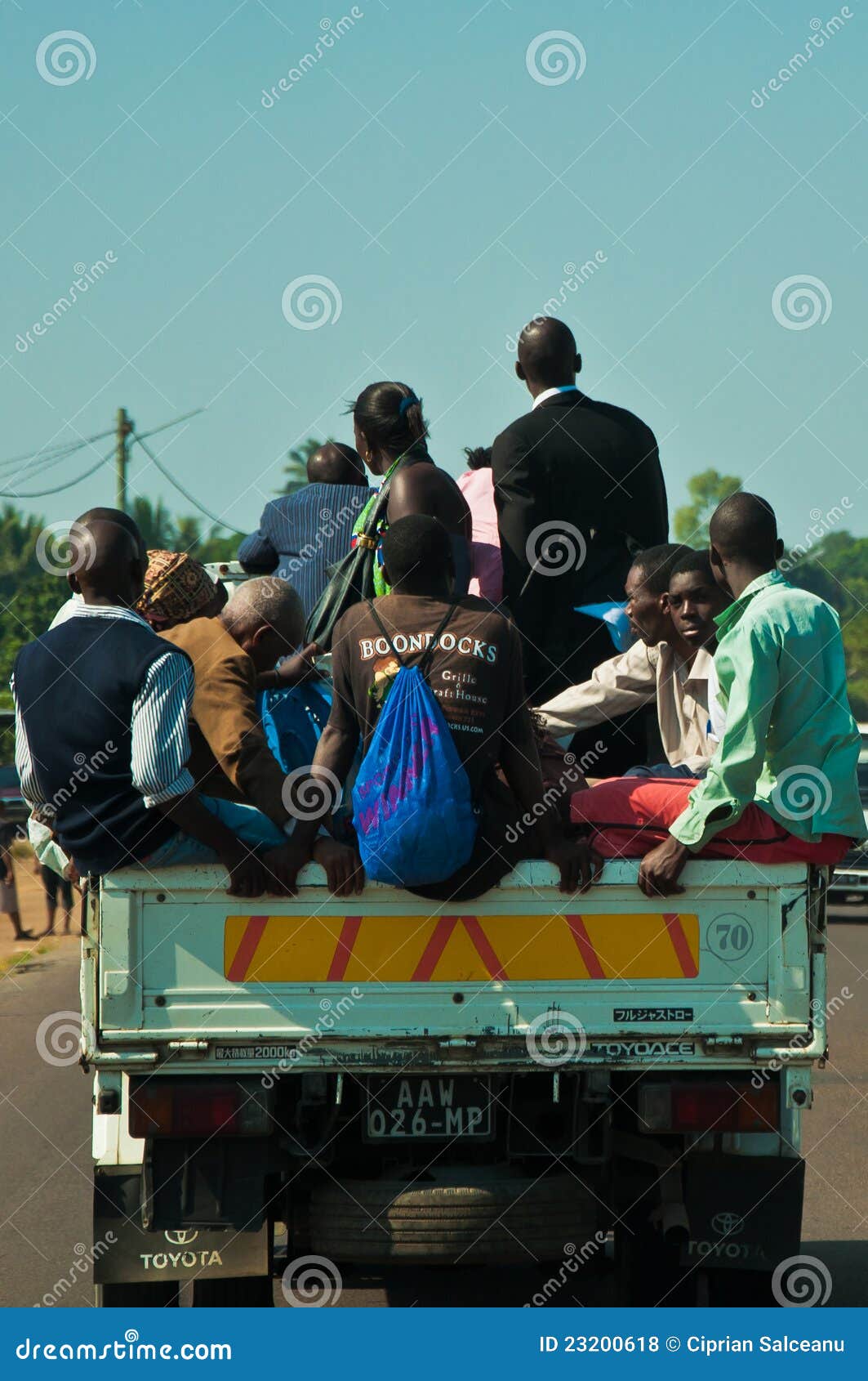 Public Transportation in Africa Editorial Stock Photo - Image of group ...