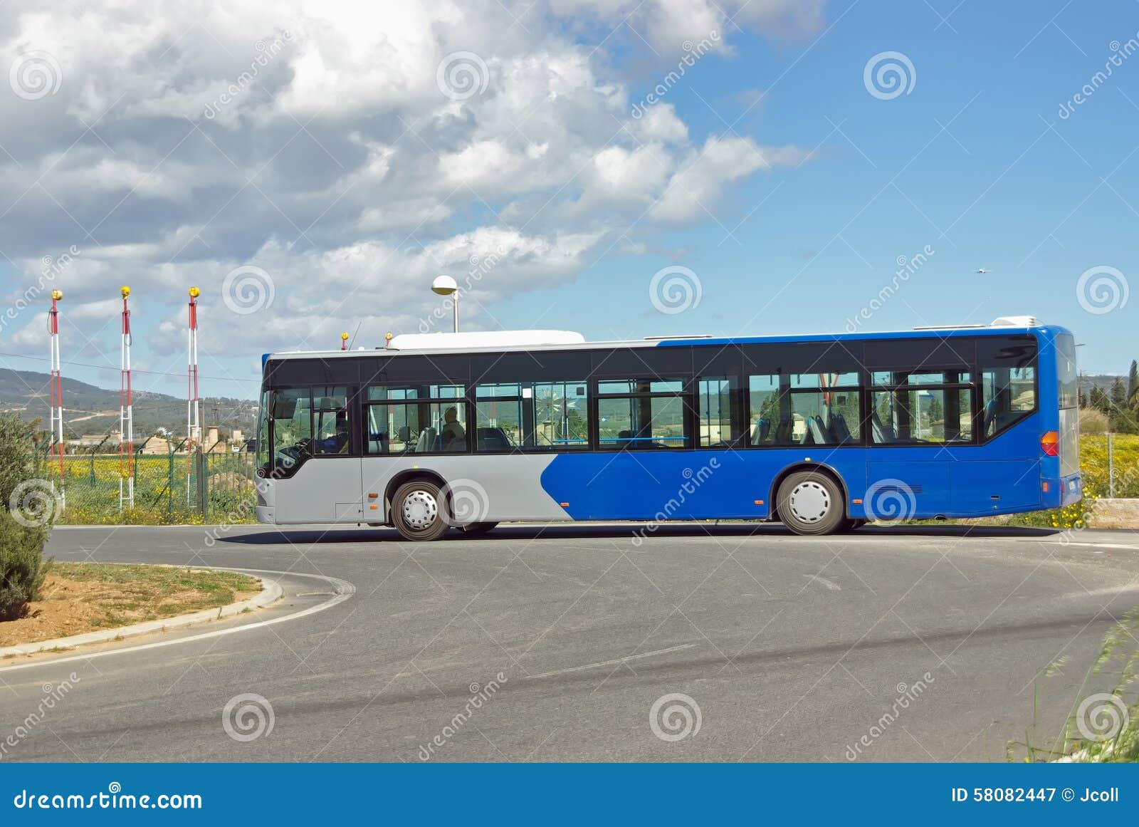 Public transportation Bus stock image. Image of seats - 58082447