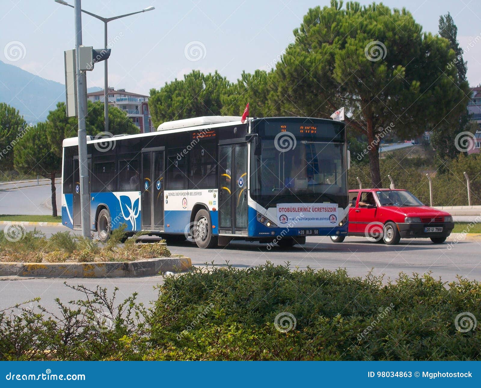 Public Transportation - Buses Editorial Stock Photo - Image of downtown ...
