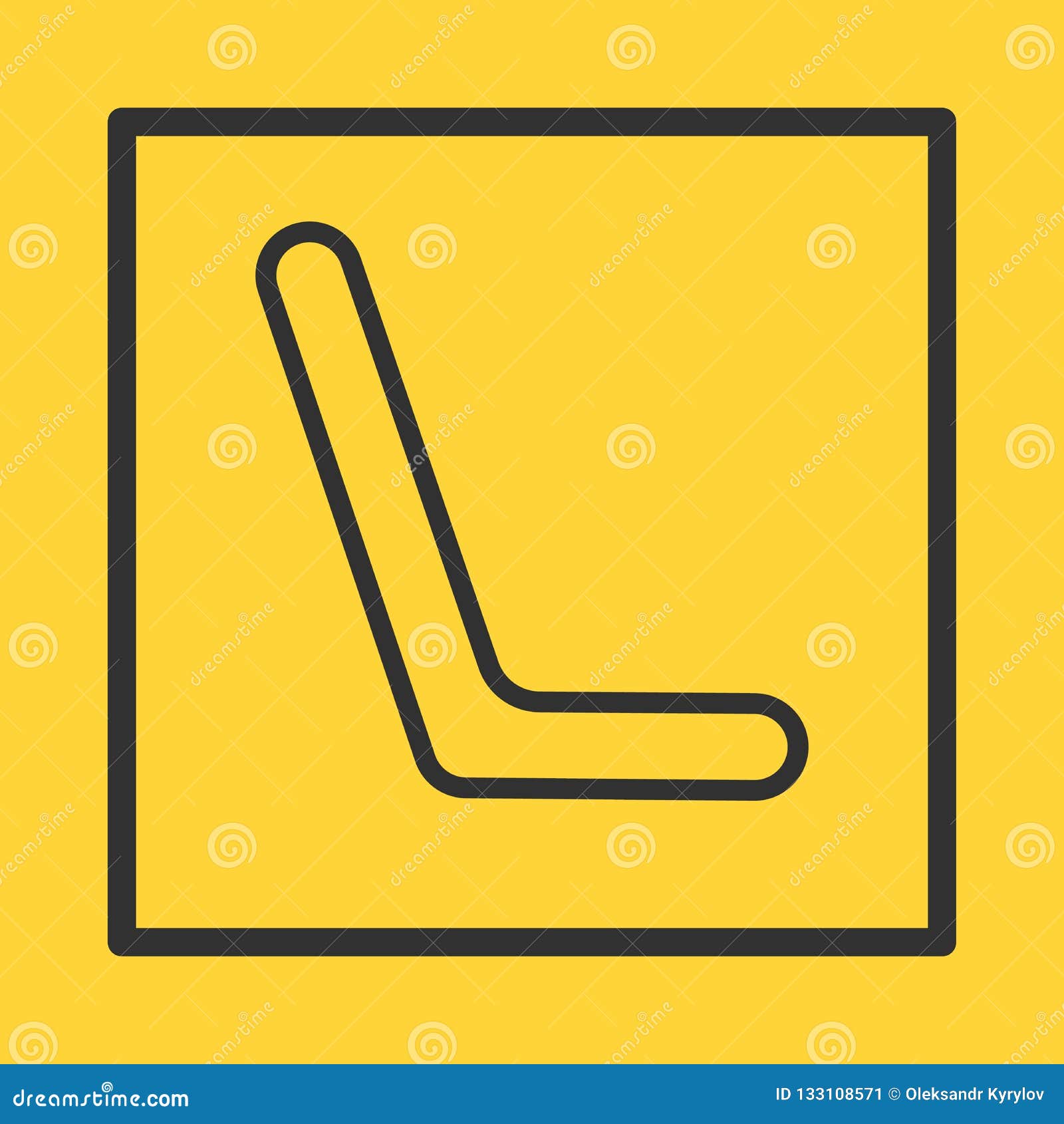 Public Transportation Empty Seat, Vector Illustration Isolated on White ...