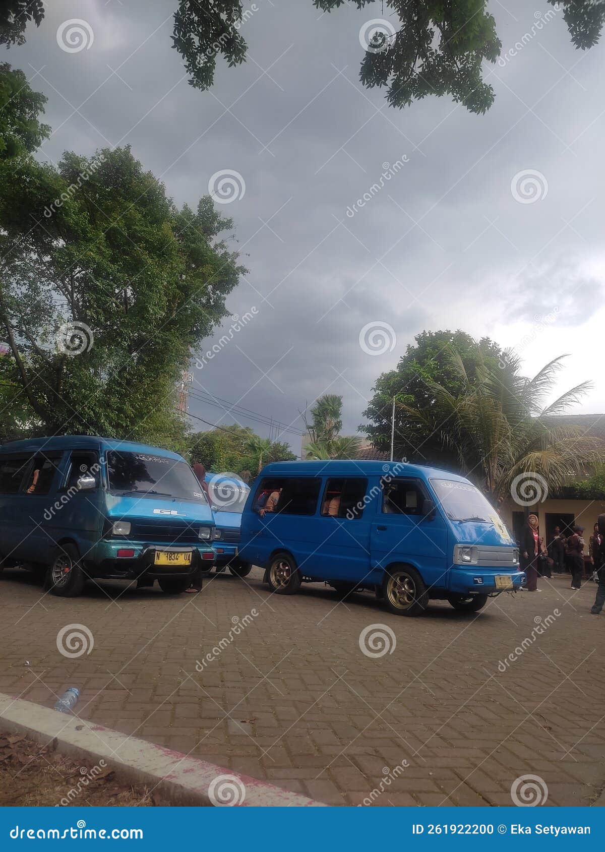 Public Transportation in Indonesia Editorial Image - Image of ...