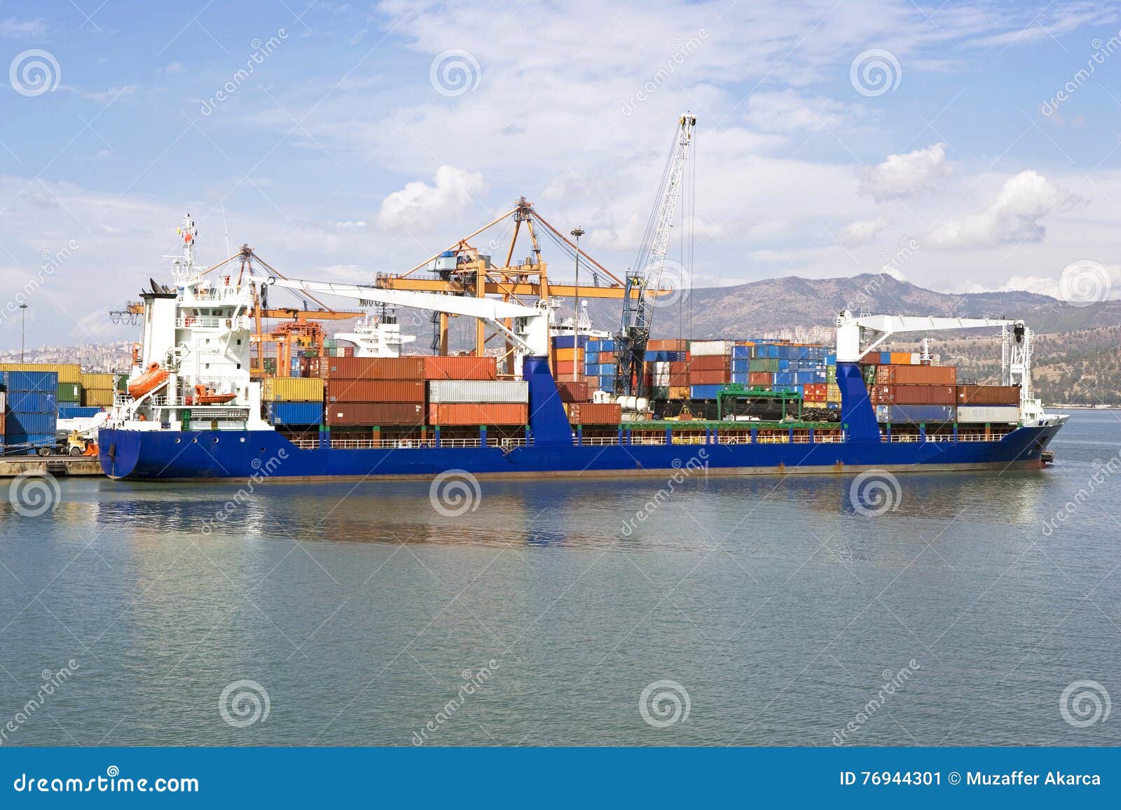 Public Transportation, Loading at the Port. Stock Image - Image of ...