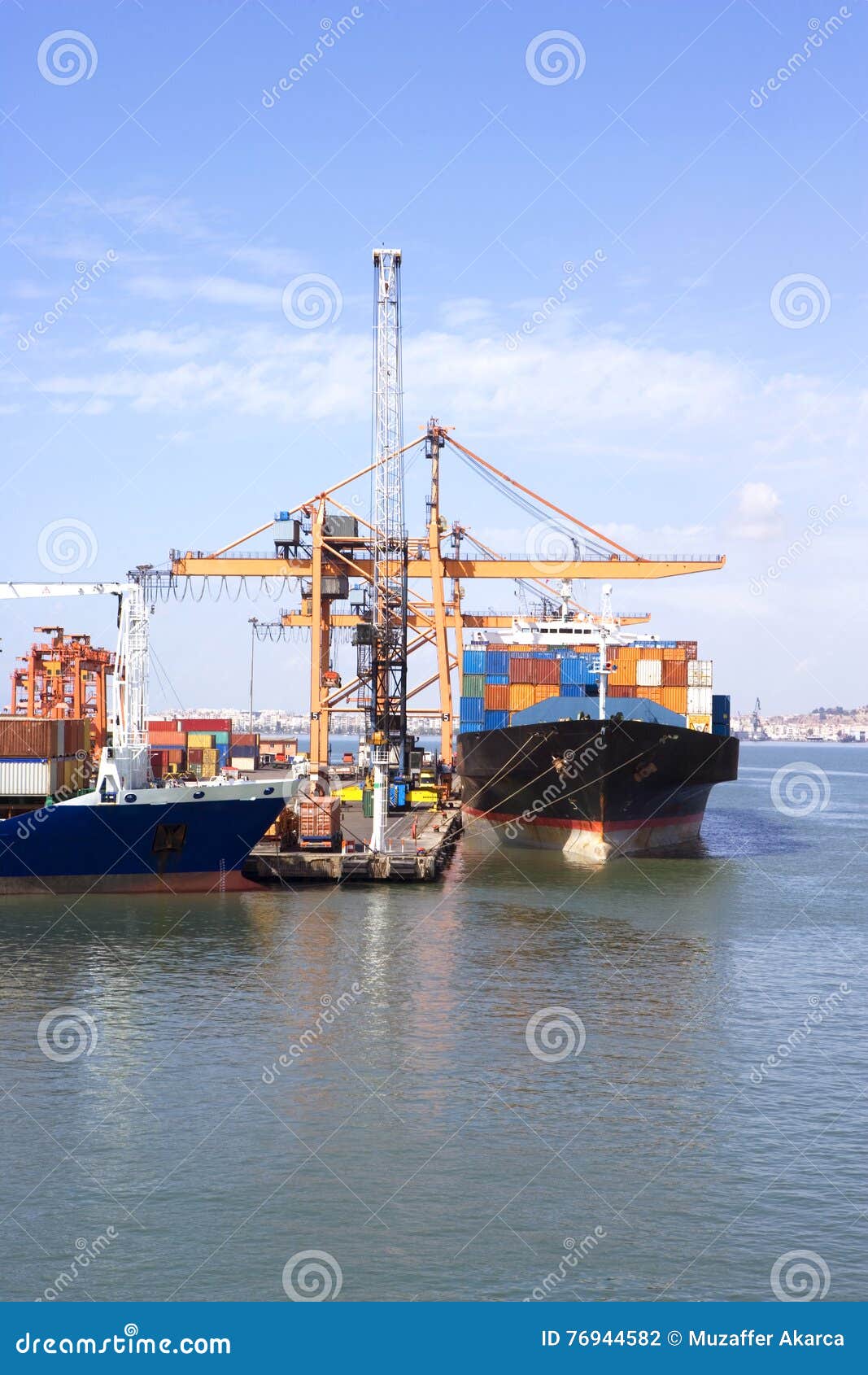 Public Transportation, Loading at the Port. Stock Photo - Image of next ...
