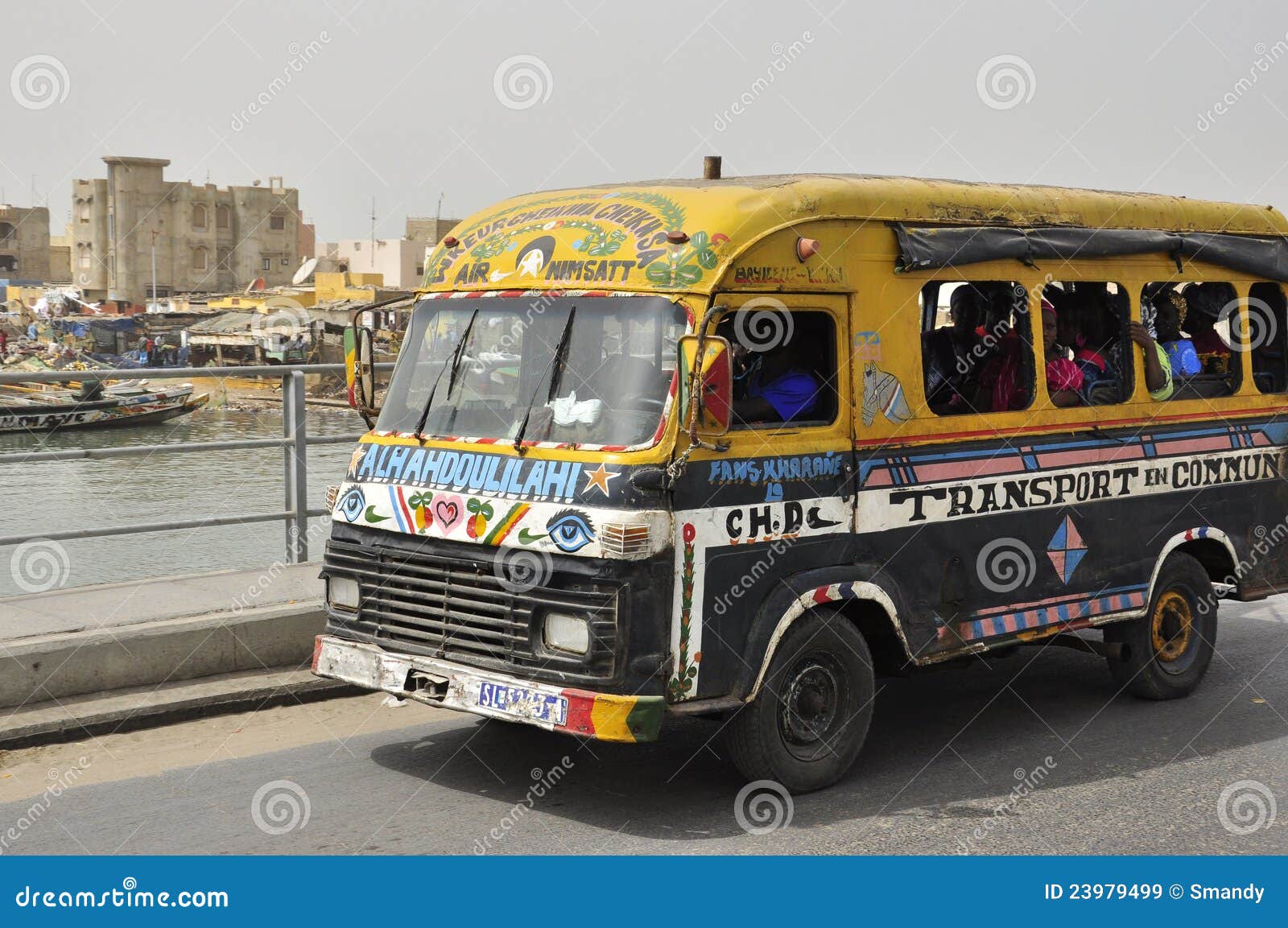 Public Transportation Typical Bus in Senegal Editorial Stock Image ...