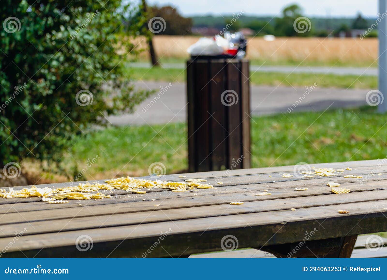 Public Trash Can in a Park Filled with Overflowing Trash Stock Image ... Public Trash Can in a Park Filled with Overflowing Trash Stock Image ...