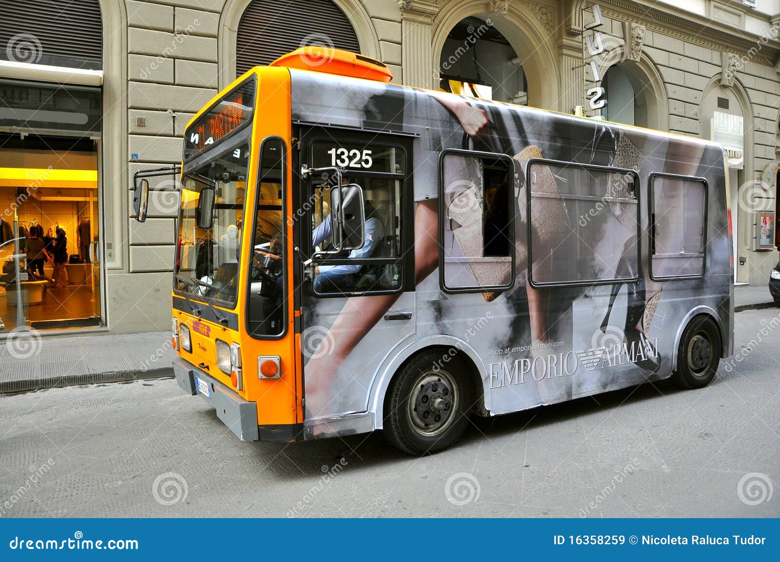 Public Trasportation in Italy Editorial Stock Image - Image of green ...