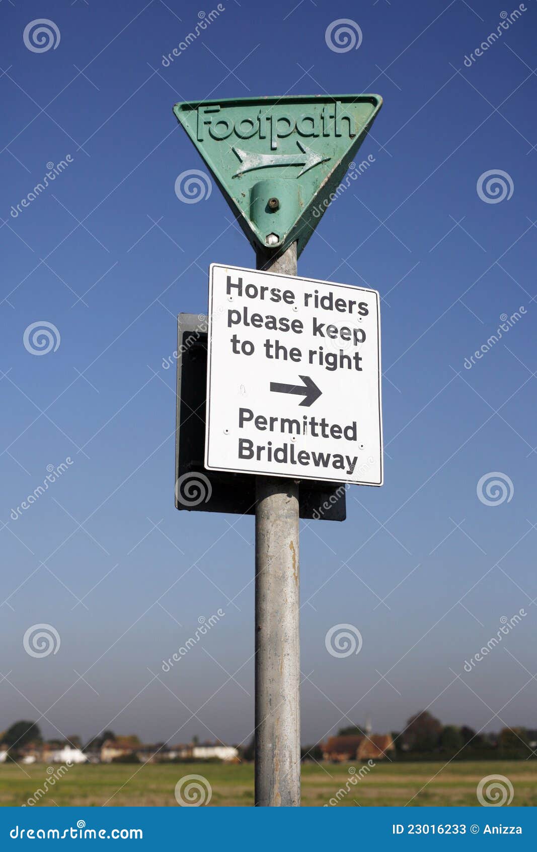 Public walk path sign stock image. Image of crossroad - 23016233