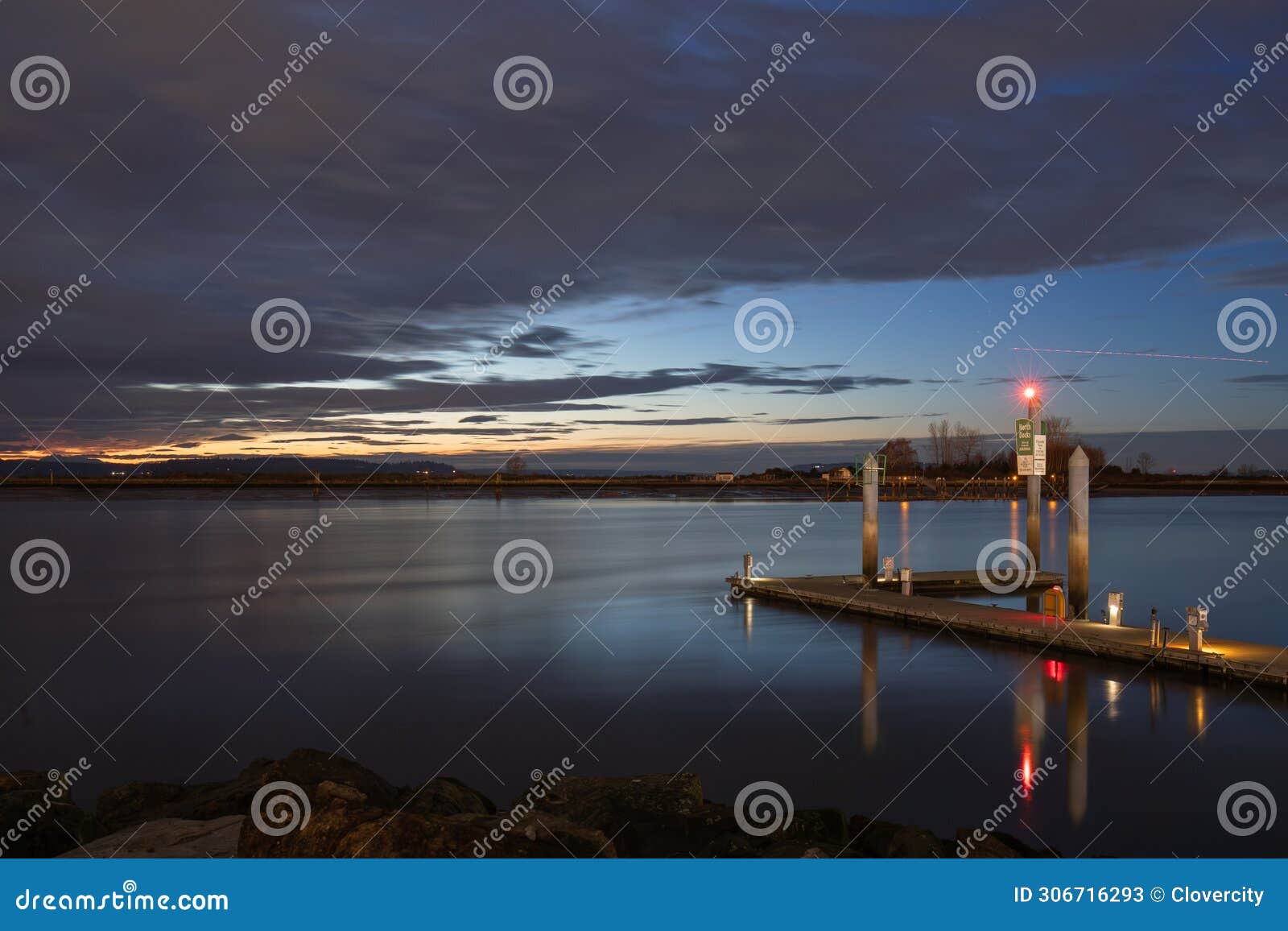 Public Waterfront Dock at Sunset Editorial Stock Photo - Image of boats ...