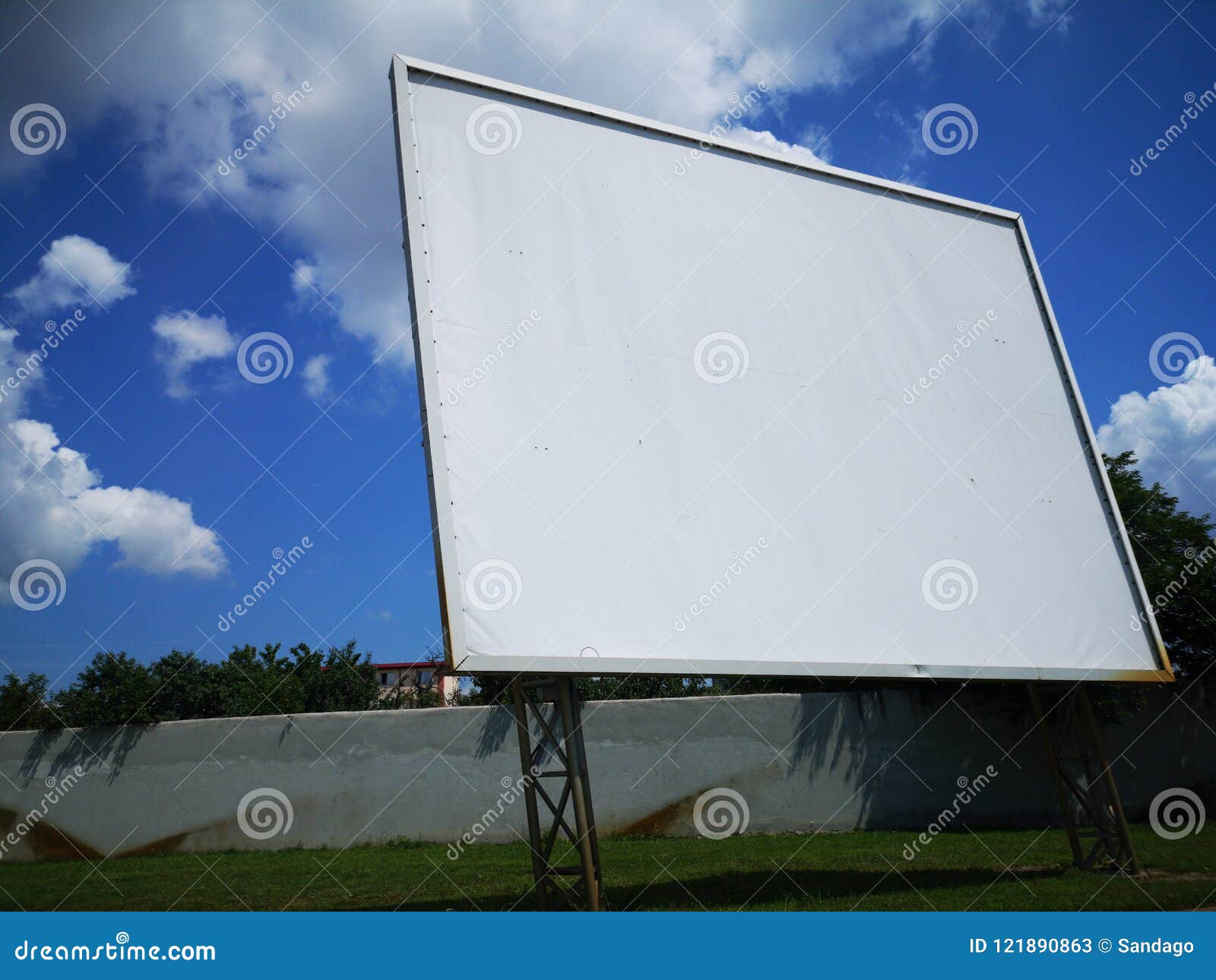 Publicity board stock image. Image of marketing, quaint - 121890863
