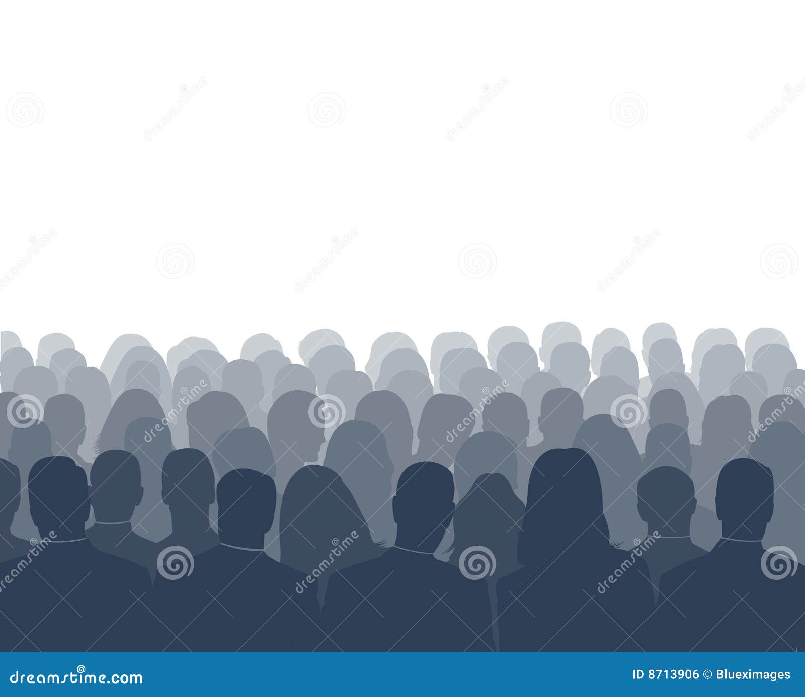 Publiek vector illustratie. Illustration of luisteraars - 8713906