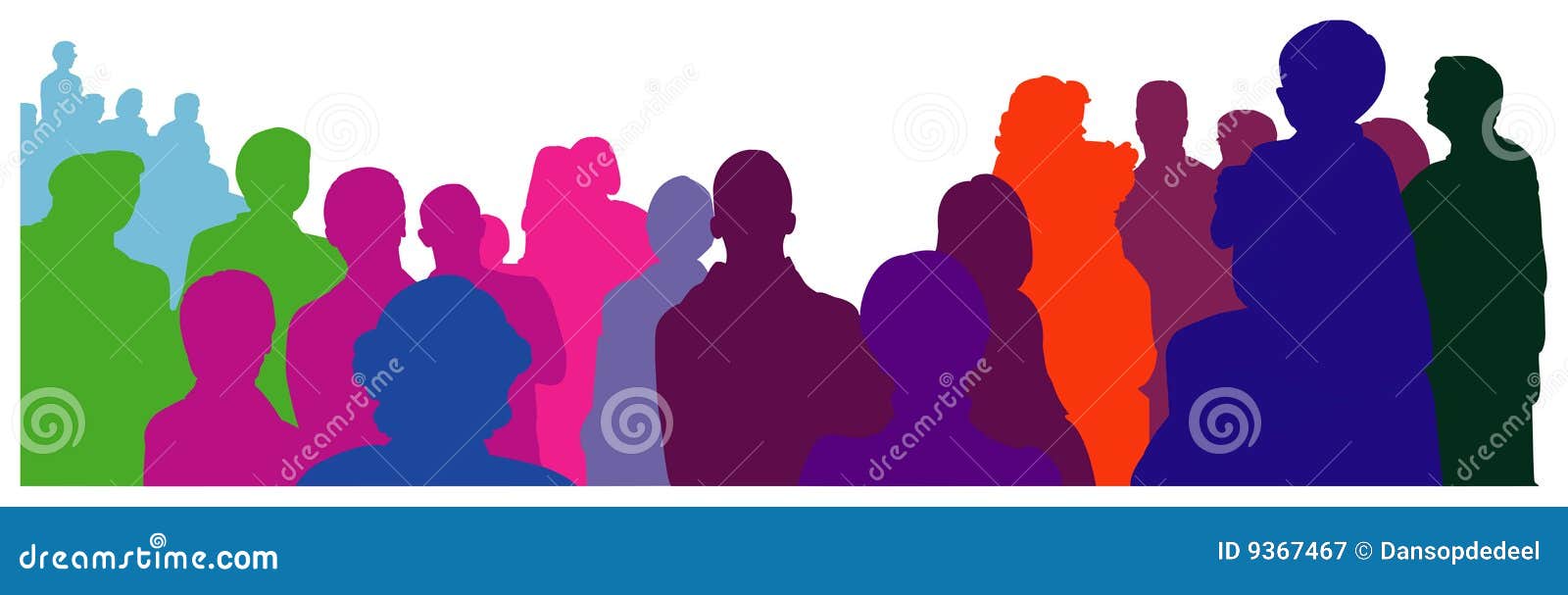 Publiek vector illustratie. Illustration of mannetje, circus - 9367467