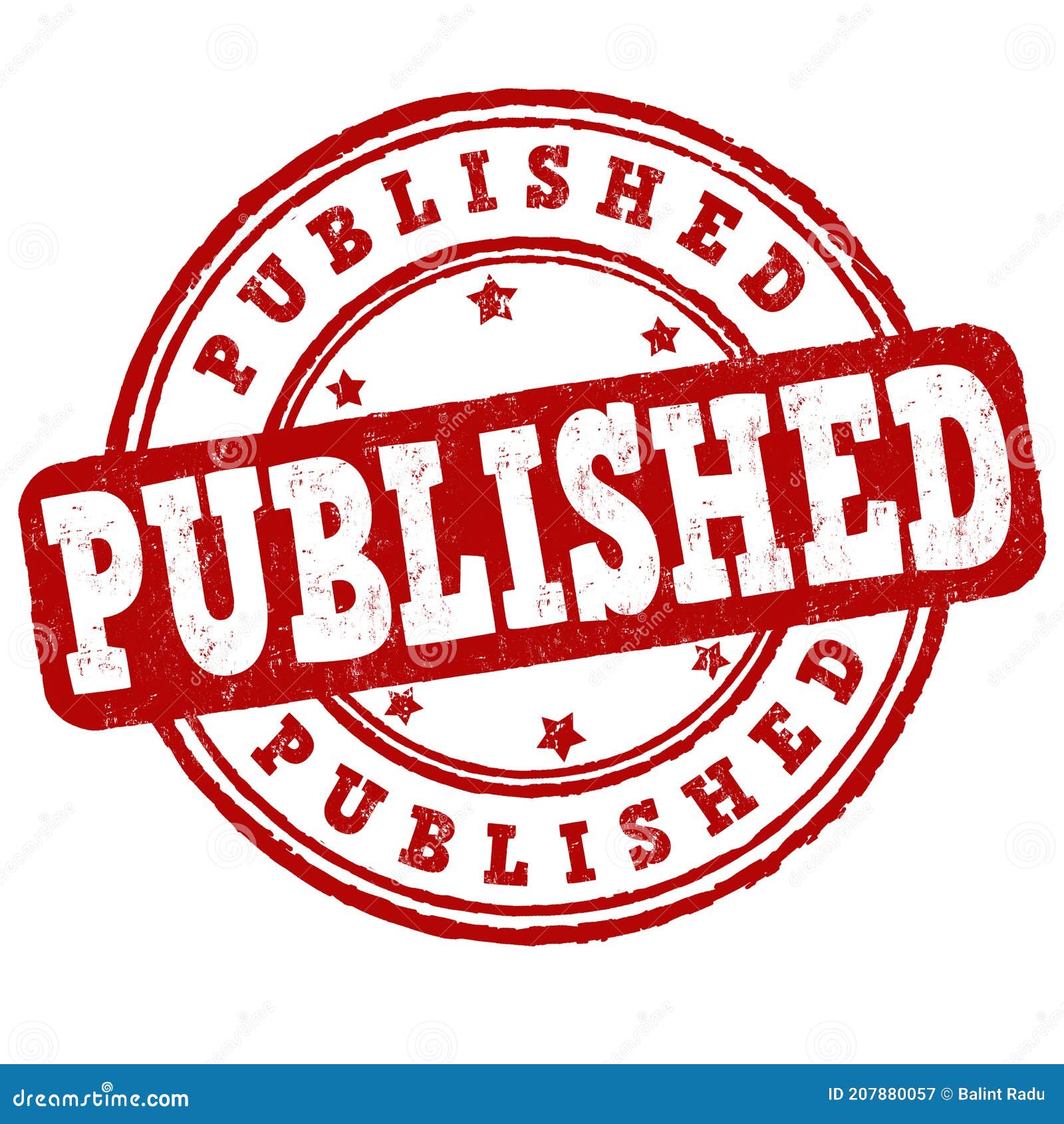 Published Grunge Rubber Stamp Stock Vector - Illustration of publish ...