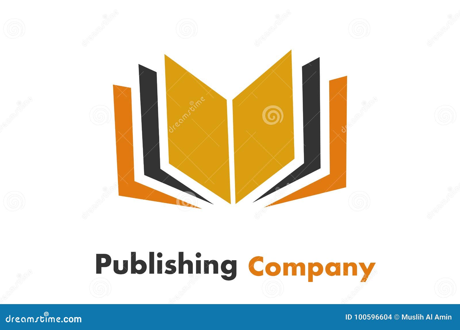 Publishing Company Logo Cartoon Vector | CartoonDealer.com #5950113