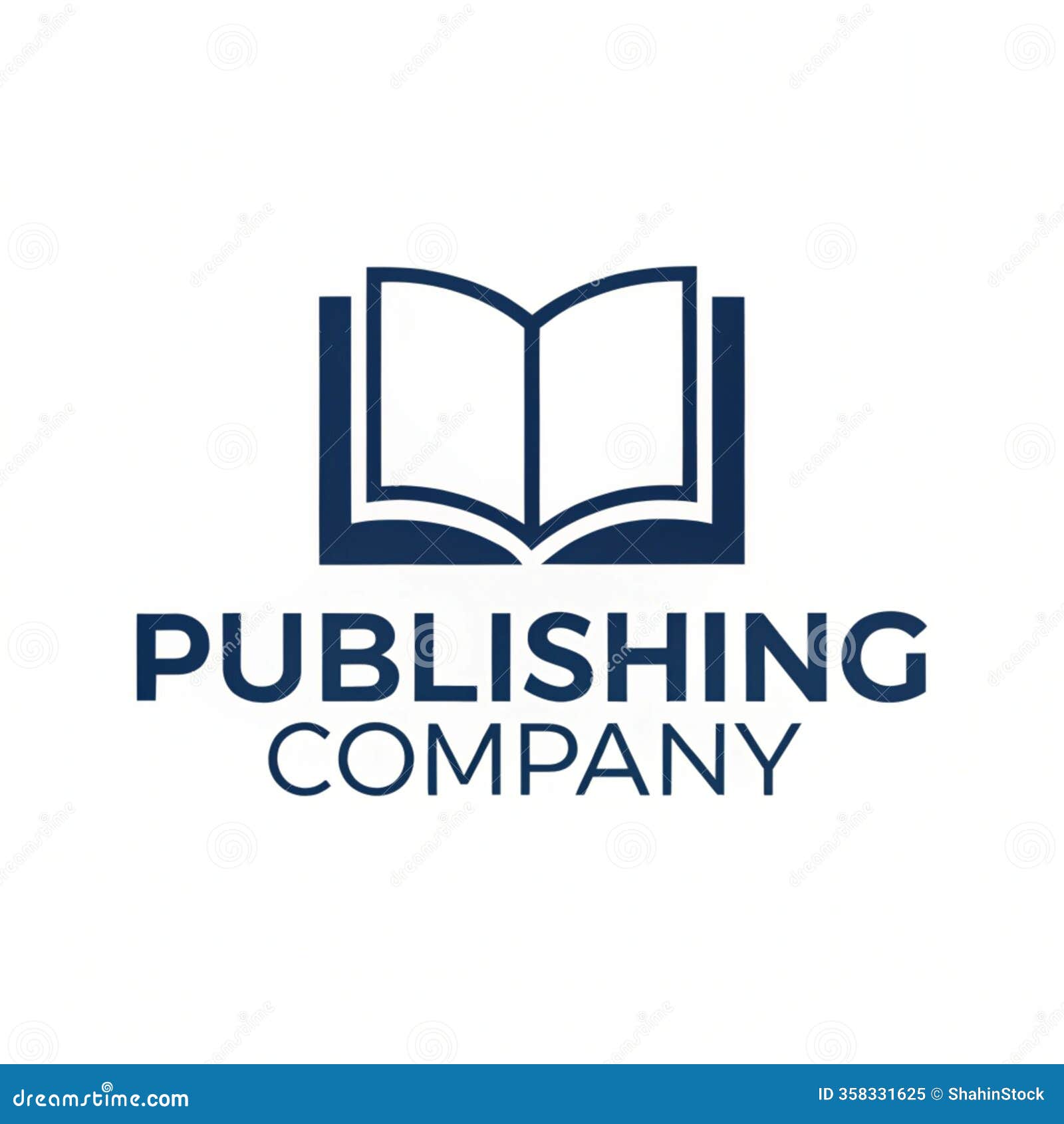 Publishing Company Simple Vector Art on White Background Stock ...