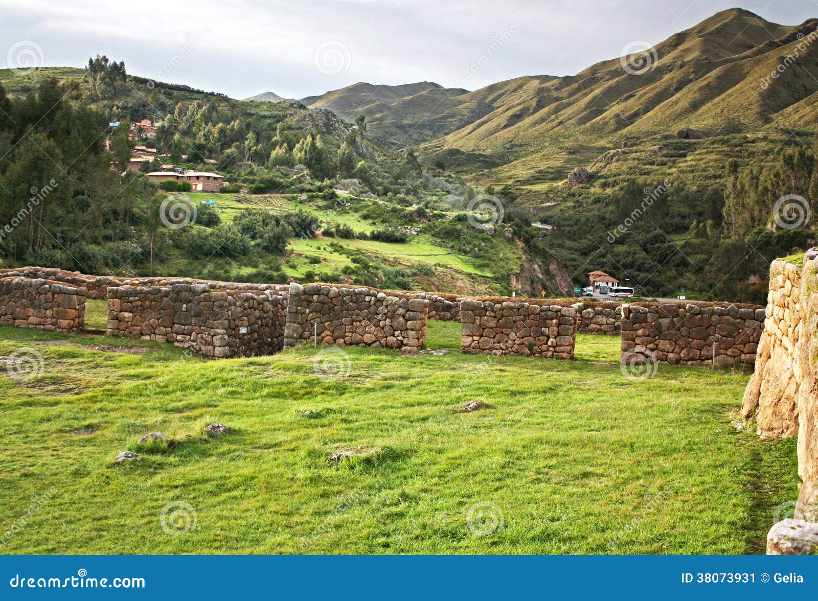 Puca Pucara, Ruins Of Ancient Inca Fortress In Cusco, Peru Royalty-Free ...