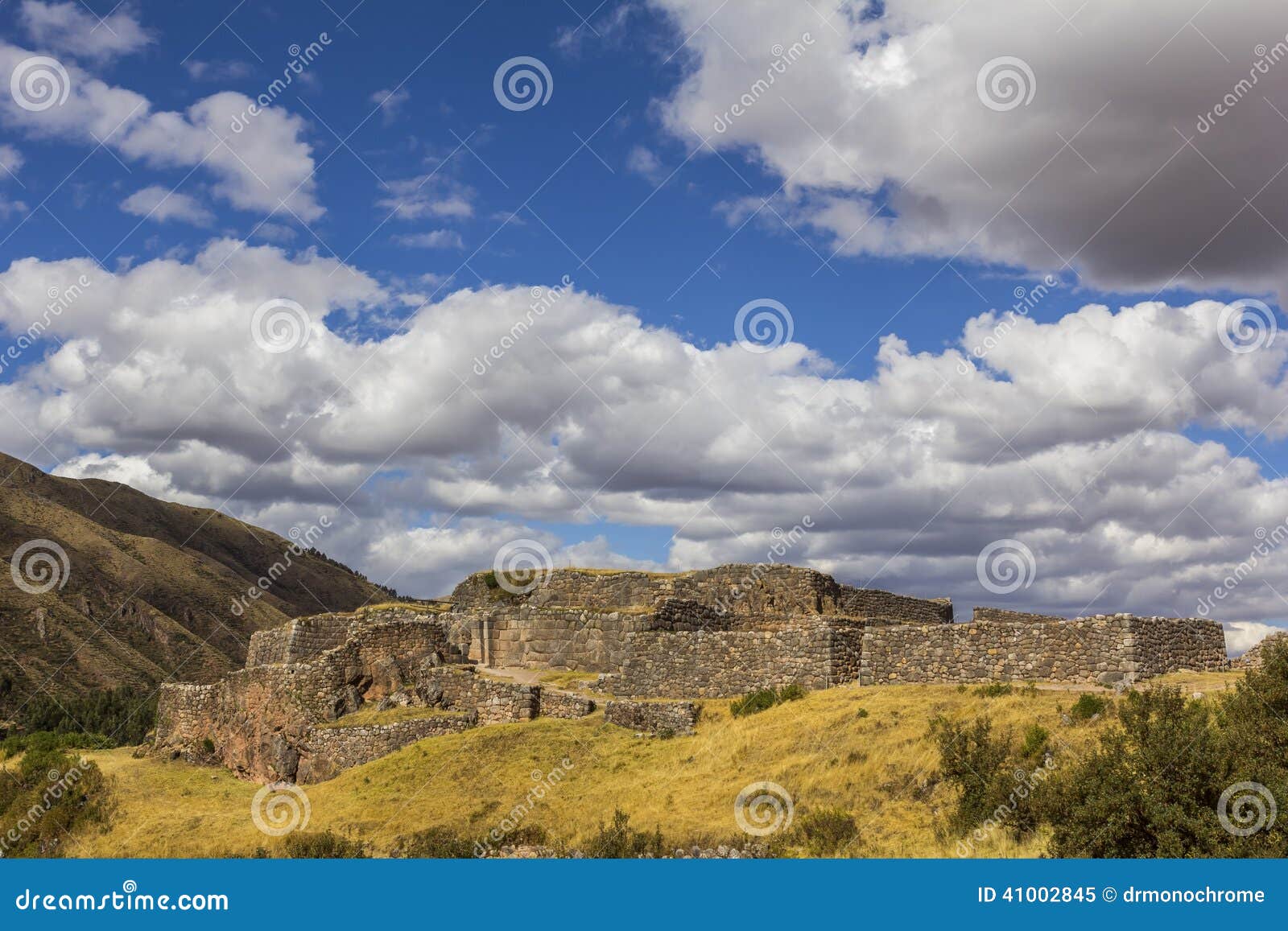 Puca Pucara Ruins Cuzco Peru Stock Image - Image of andes, architecture ...