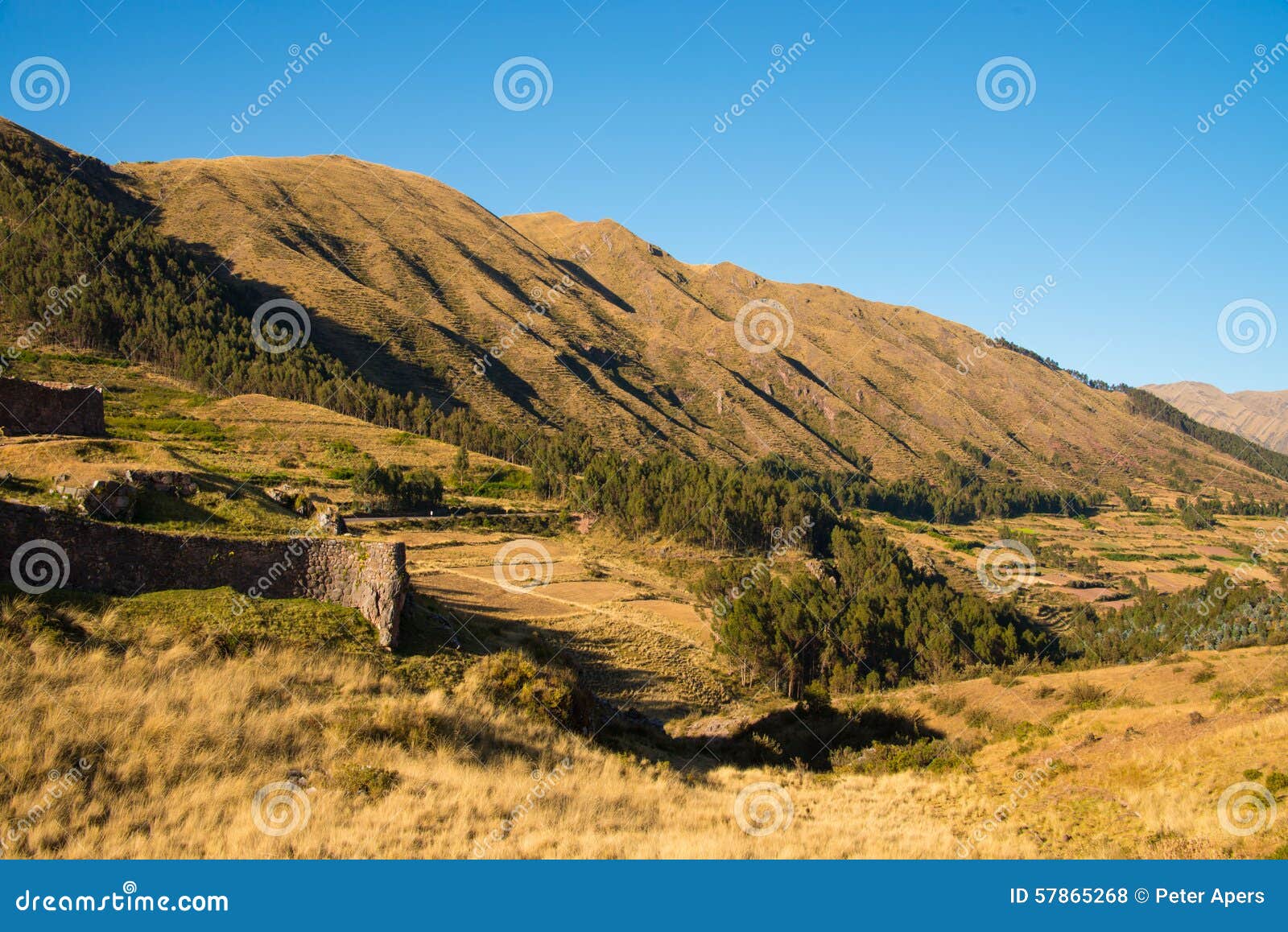 Puca Pucara Vicino a Sacsayhuaman Fotografia Stock - Immagine di ...