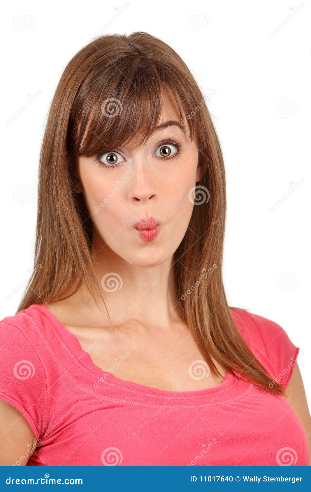 Puckered lips stock photo. Image of portrait, beauty - 11017640