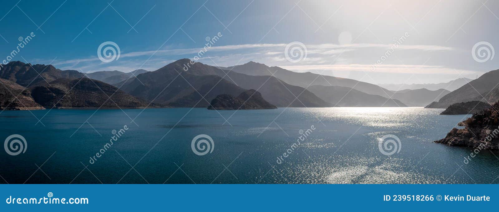 Puclaro dam stock photo. Image of background, summer - 239518266