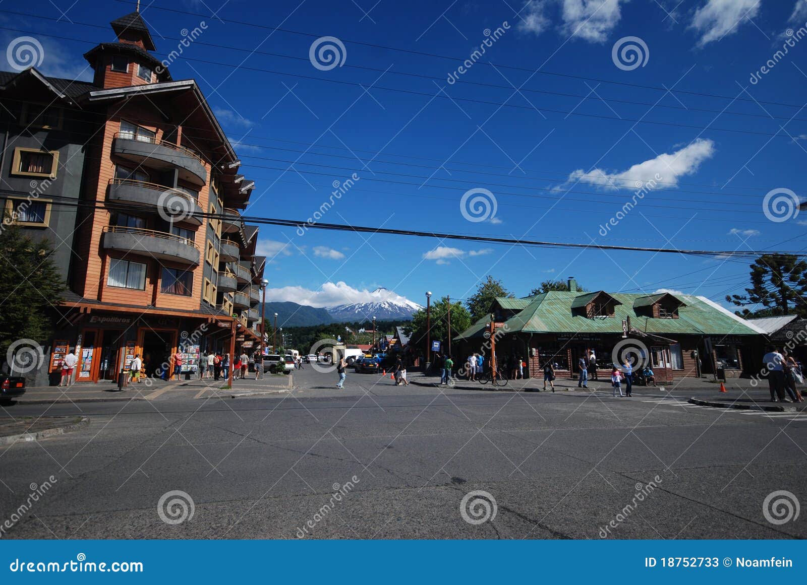 Pucon - Chile editorial stock photo. Image of pucon, skies - 18752733