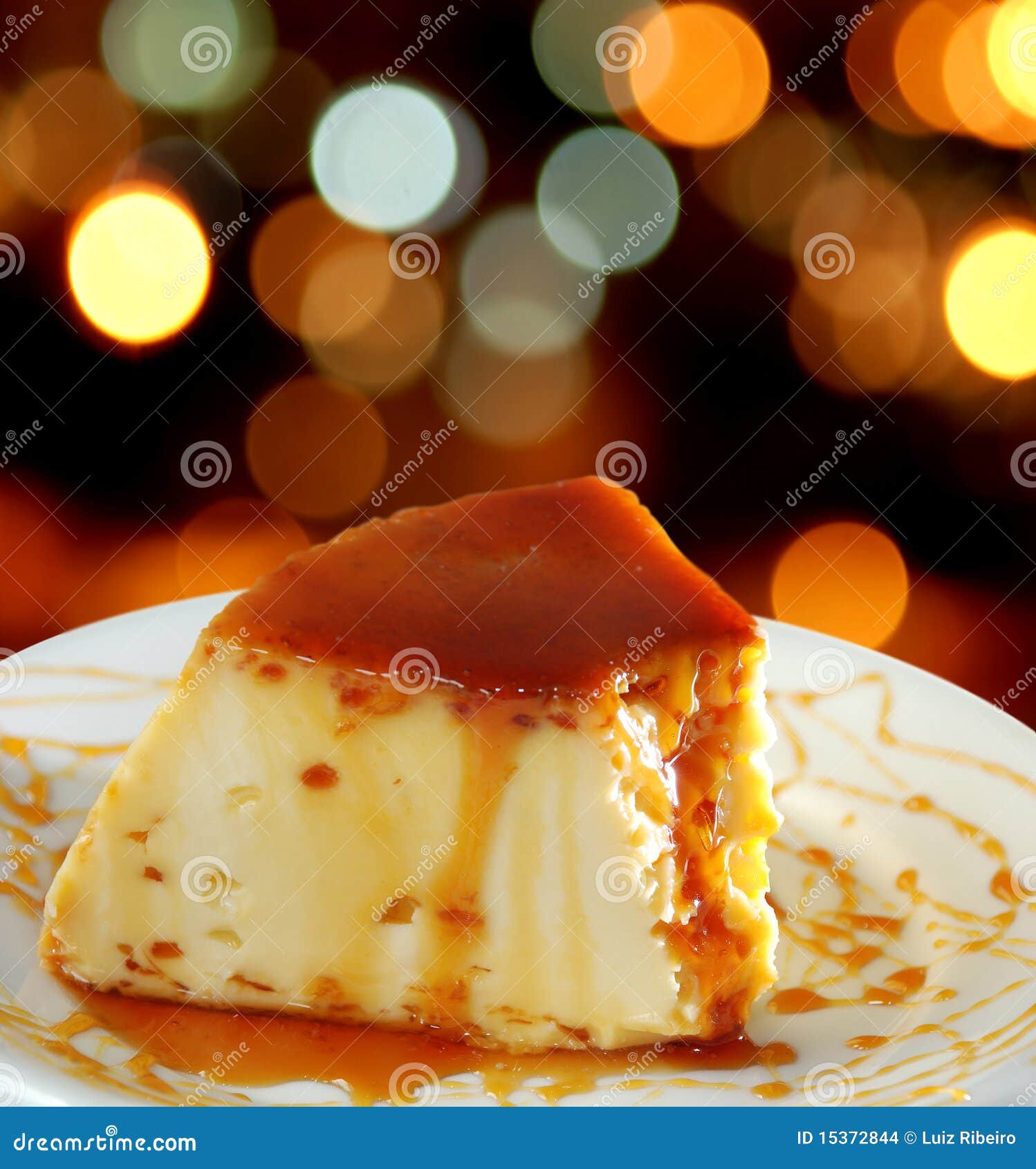 Pudding stock photo. Image of creamy, caramelized, sauce - 15372844