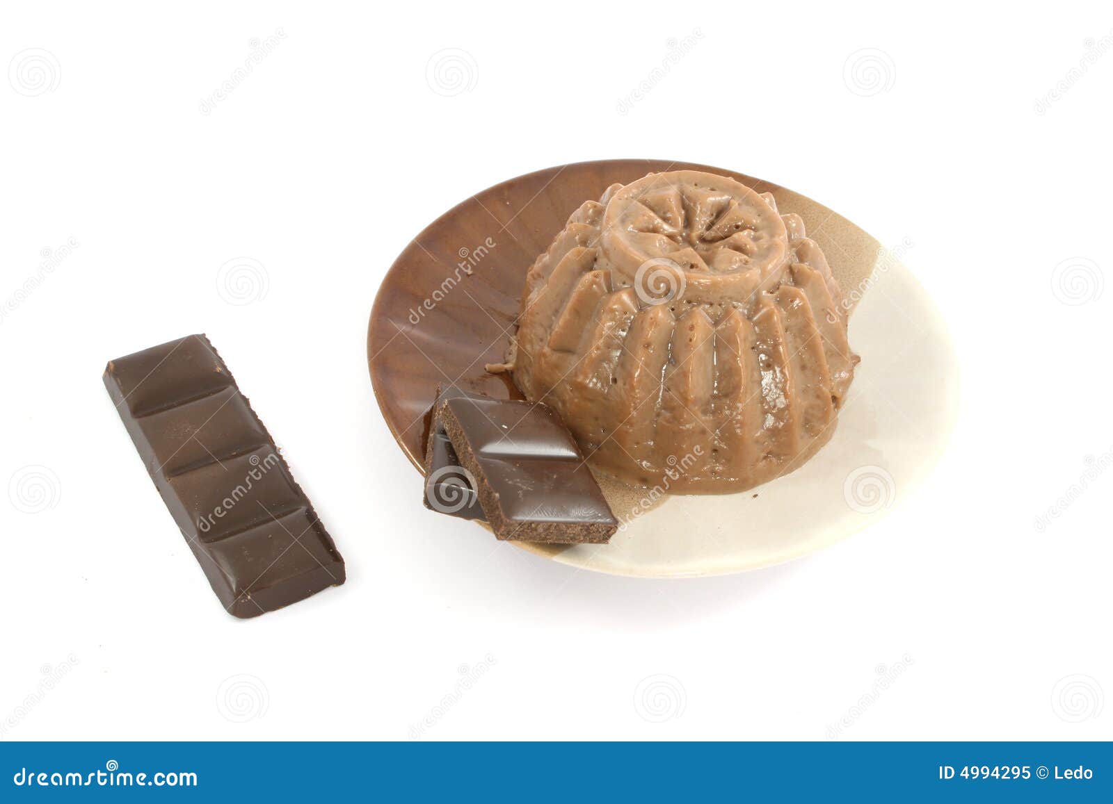 Pudding stock image. Image of cake, pudding, isolated - 4994295