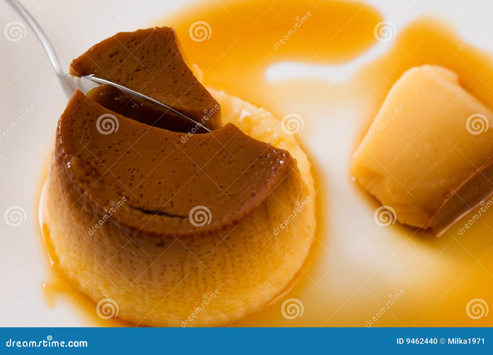 Pudding stock photo. Image of crackers, jelly, flans, eating - 9462440