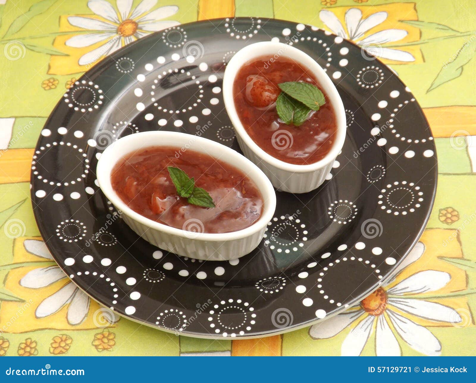 Pudding of fruits stock image. Image of pudding, fruits - 57129721