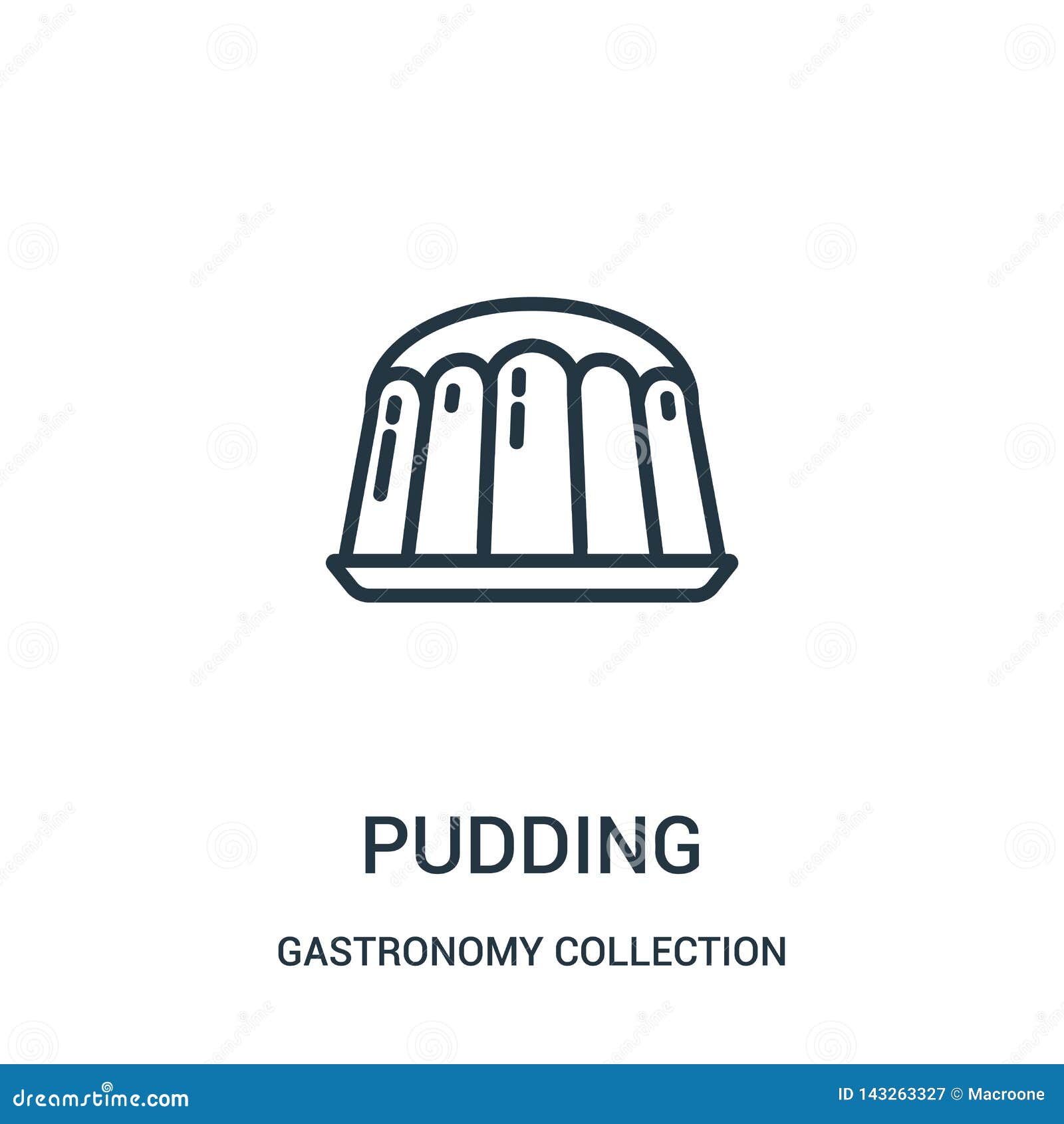 Pudding Icon Jello Gelatin Vector Caramel Creme | CartoonDealer.com ...