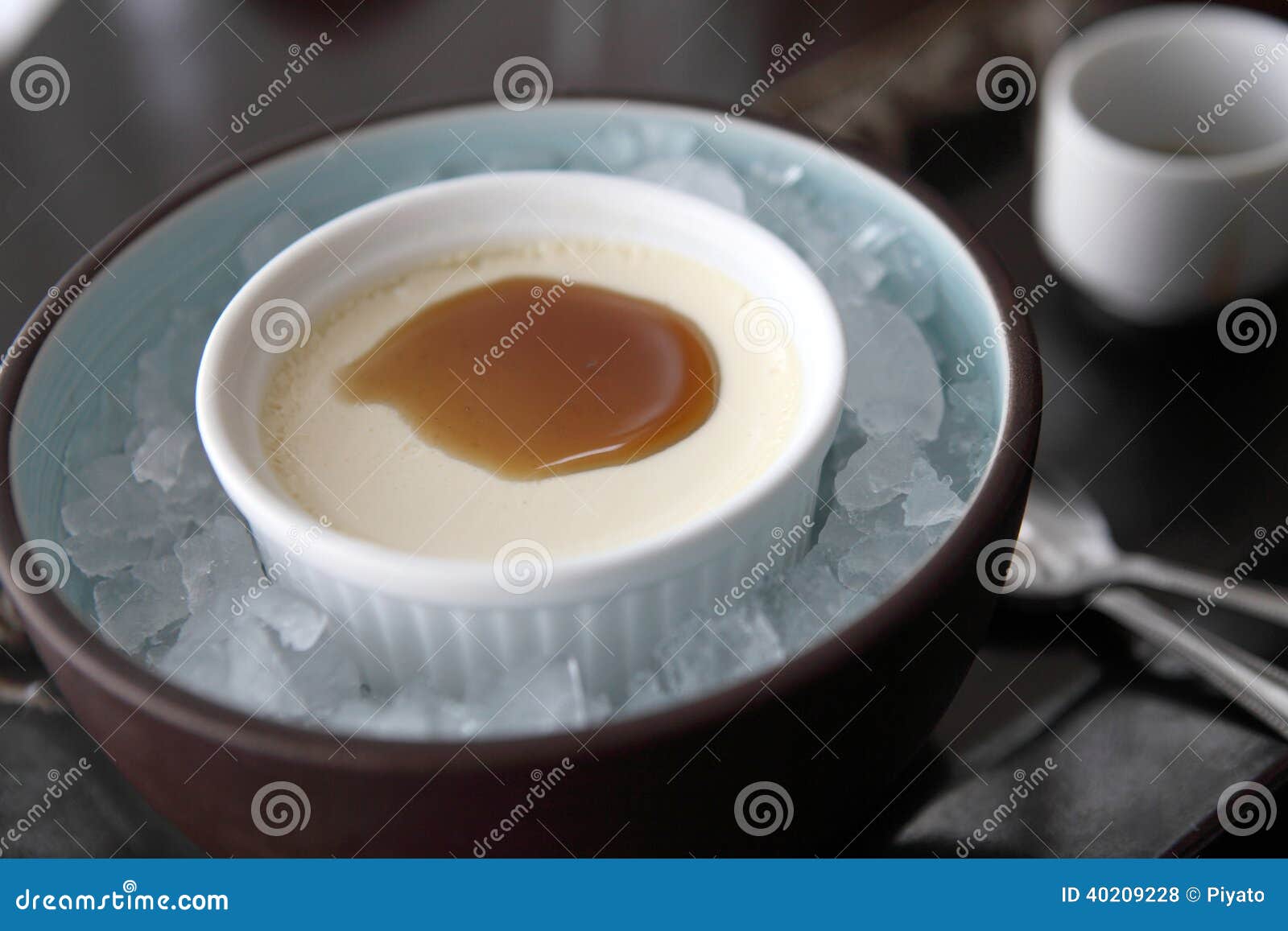 Pudding stock photo. Image of japanese, soft, close, food - 40209228