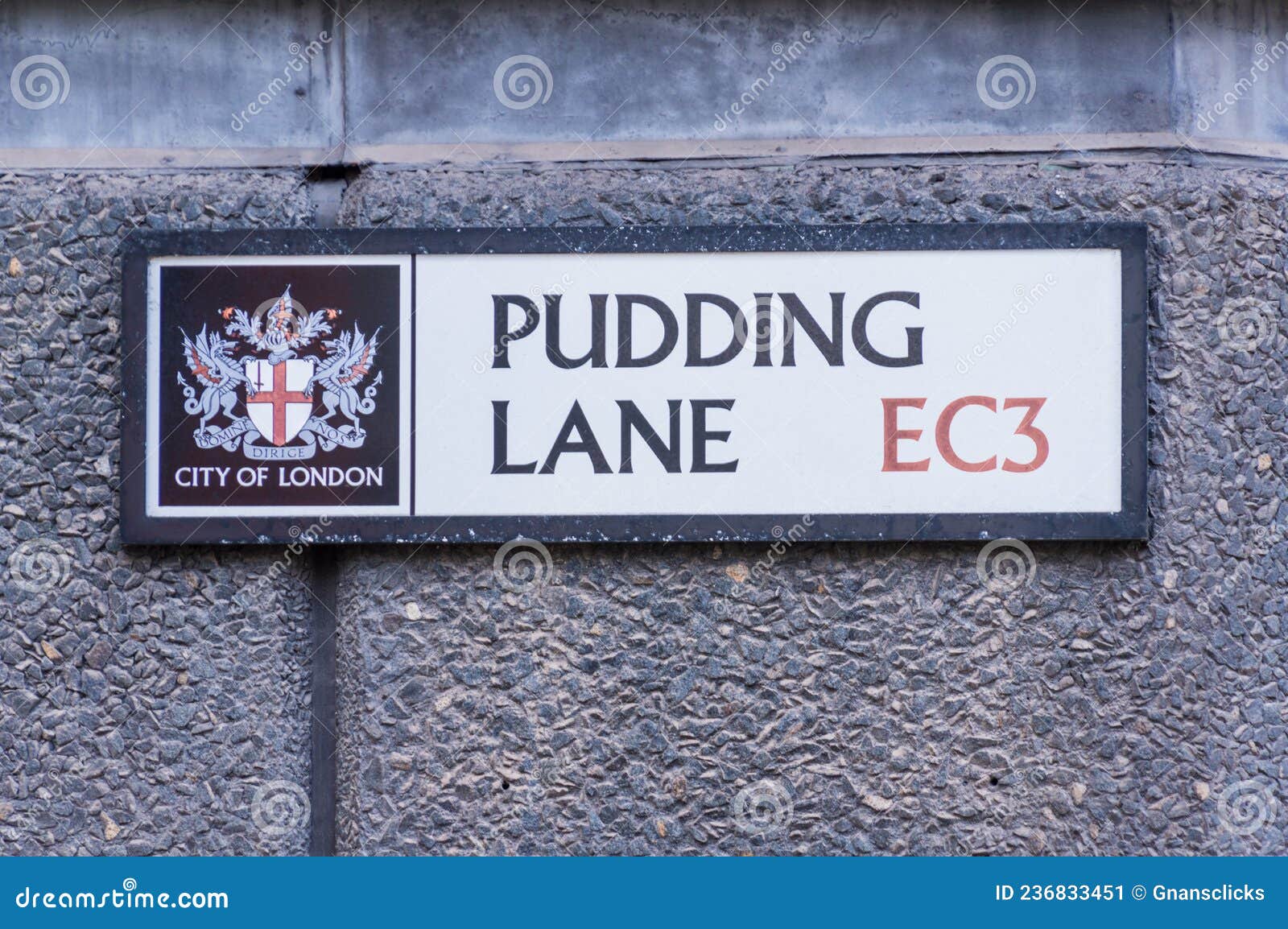 Pudding Lane Name Board in City of London Editorial Photo - Image of ...