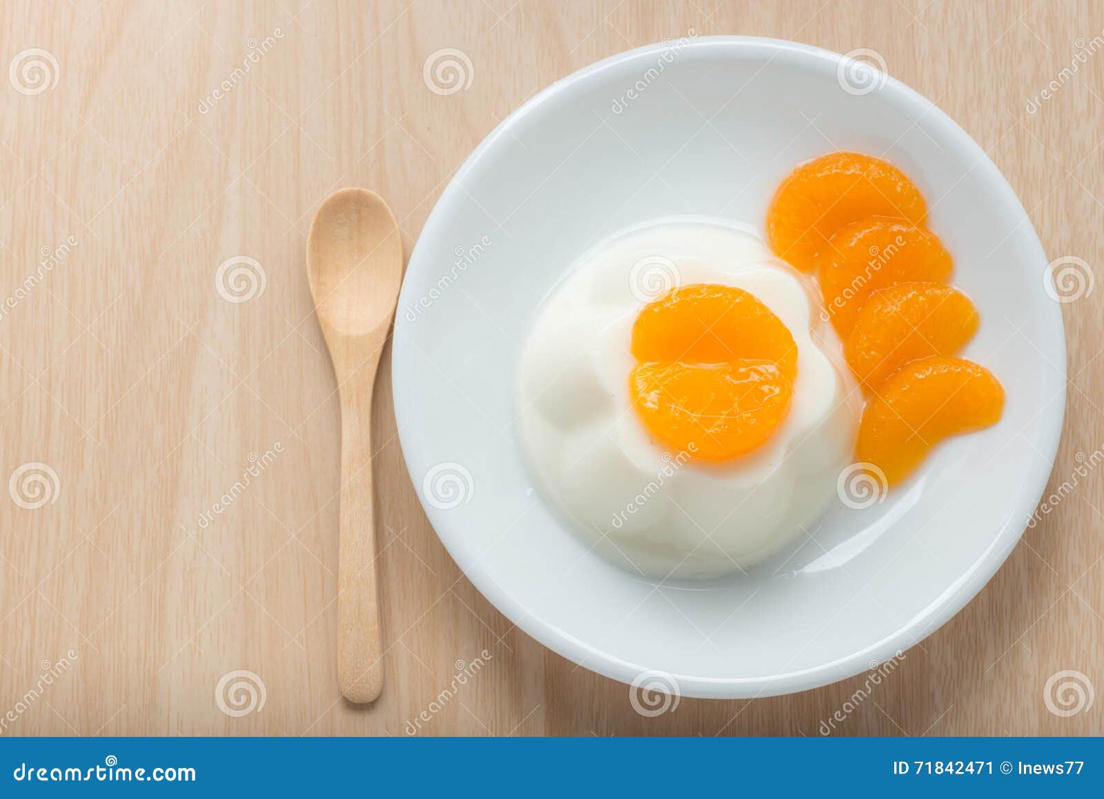 Milk Pudding Topping Oranges Stock Photos - Free & Royalty-Free Stock ...