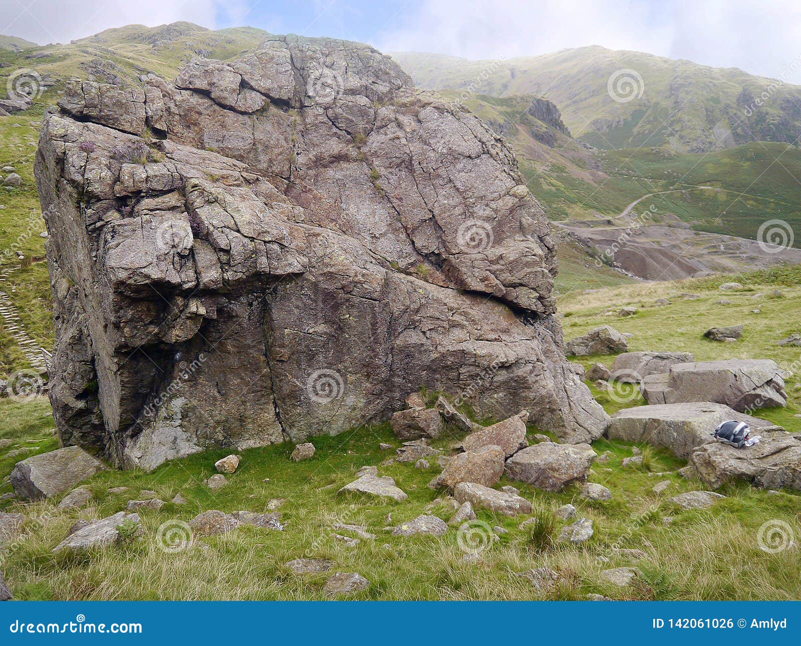 Pudding Stone, Coniston, Lake District Stock Photo - Image of ...