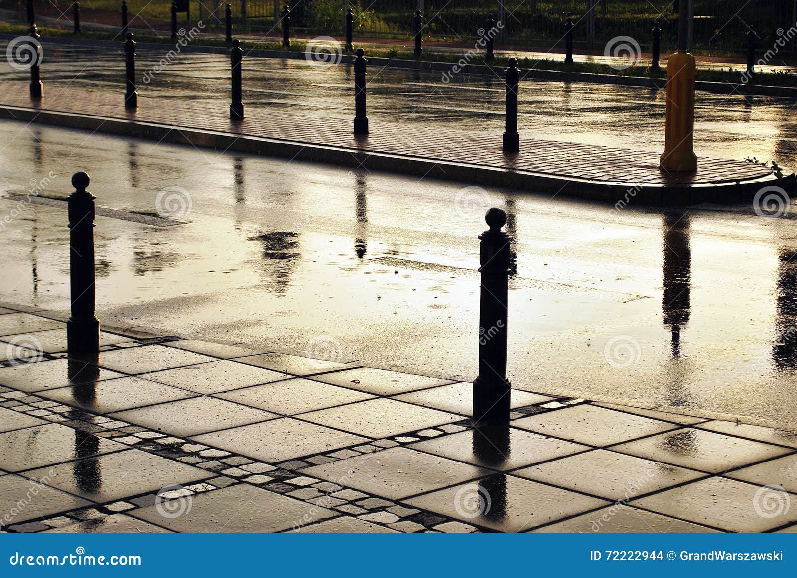 Puddle on the asphalt stock photo. Image of rippled, ripple - 72222944